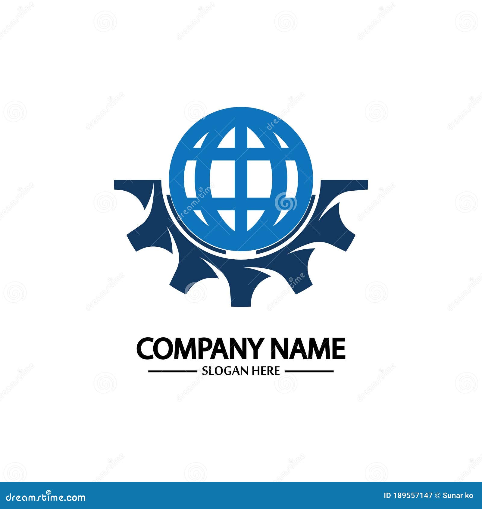 World Gear Line Icon. Signs And Symbols Can Be Used For Web, Logo ...