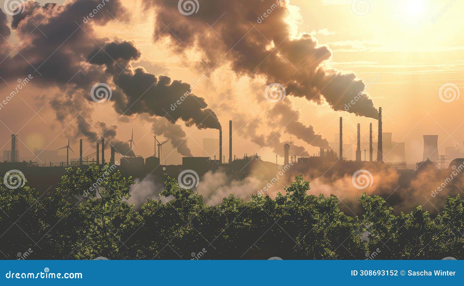 Global Environmental Challenges: a Call To Action Stock Photo - Image ...