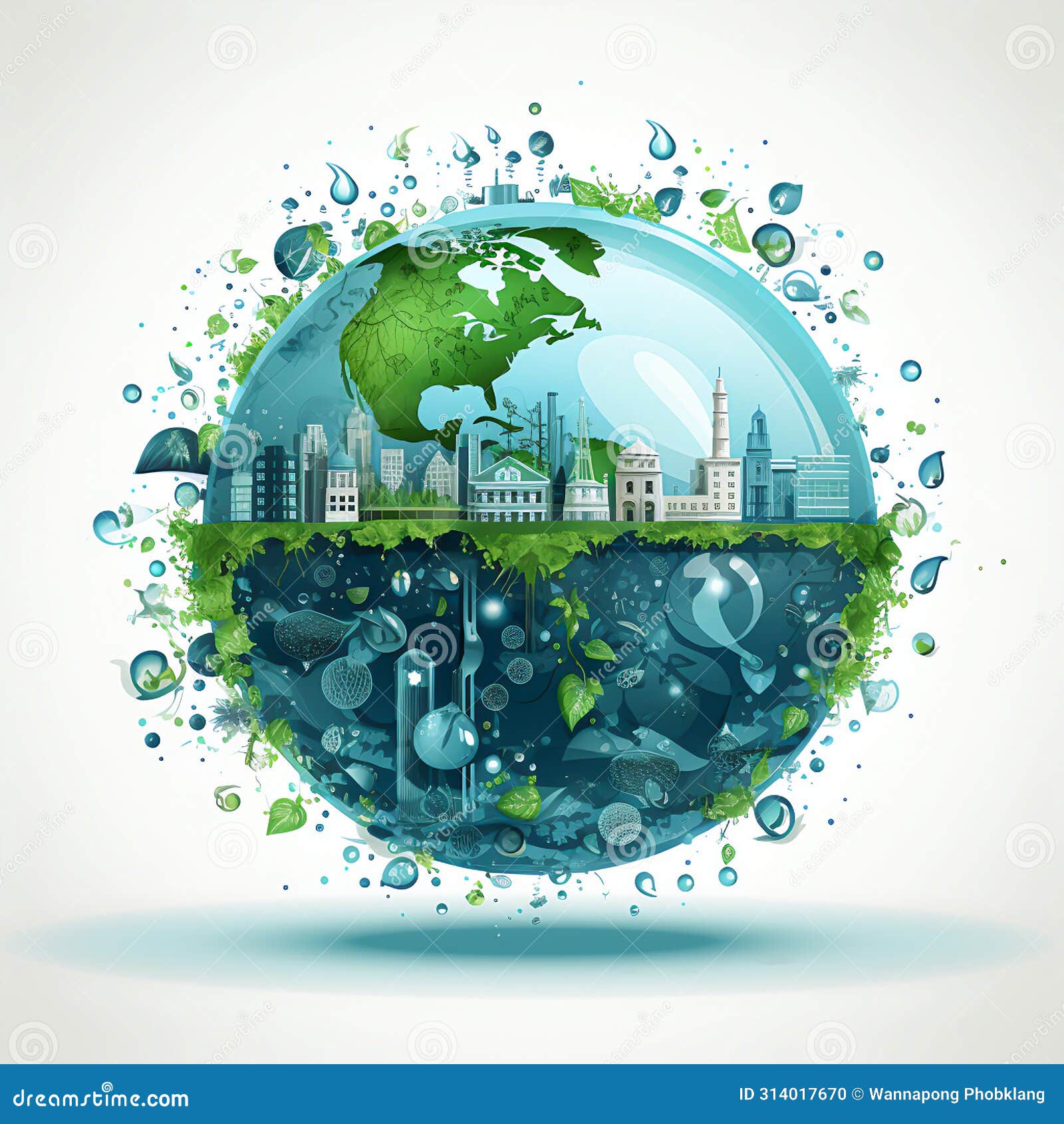 Global Environmental Conservation Save Water, Save Earth for Future ...