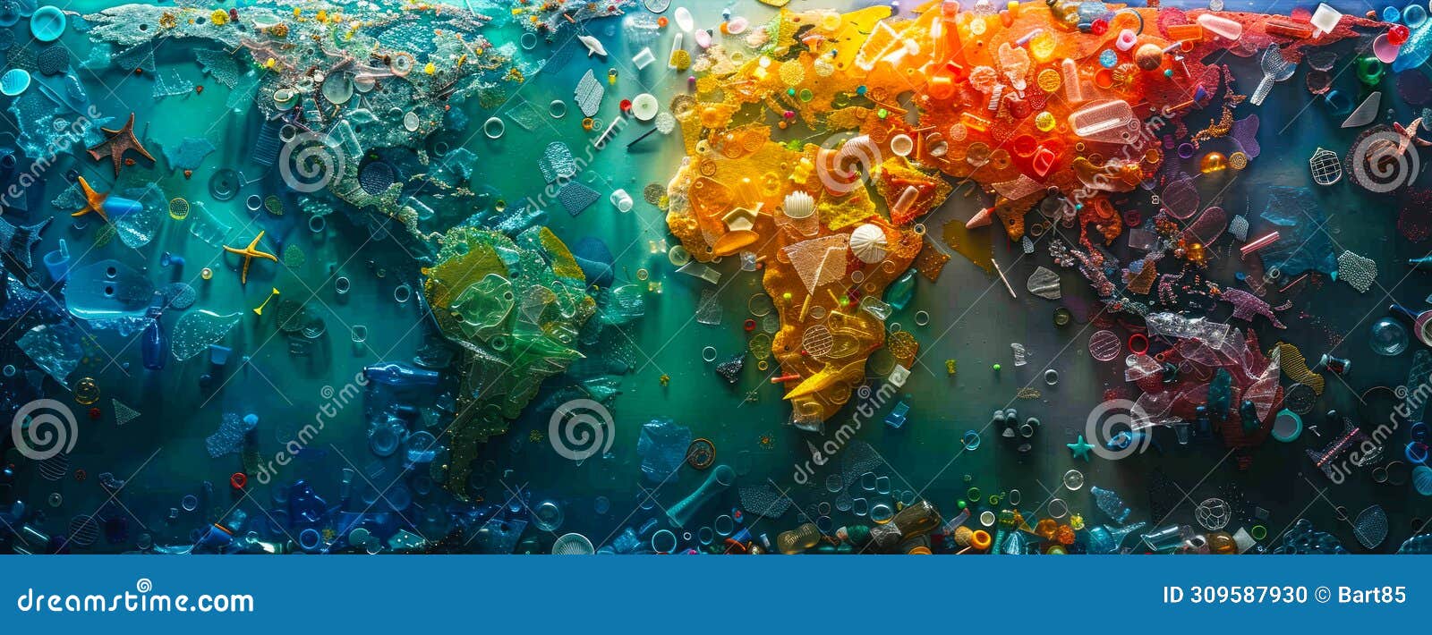 Global Environmental Issue of Microplastic Pollution Depicted by ...