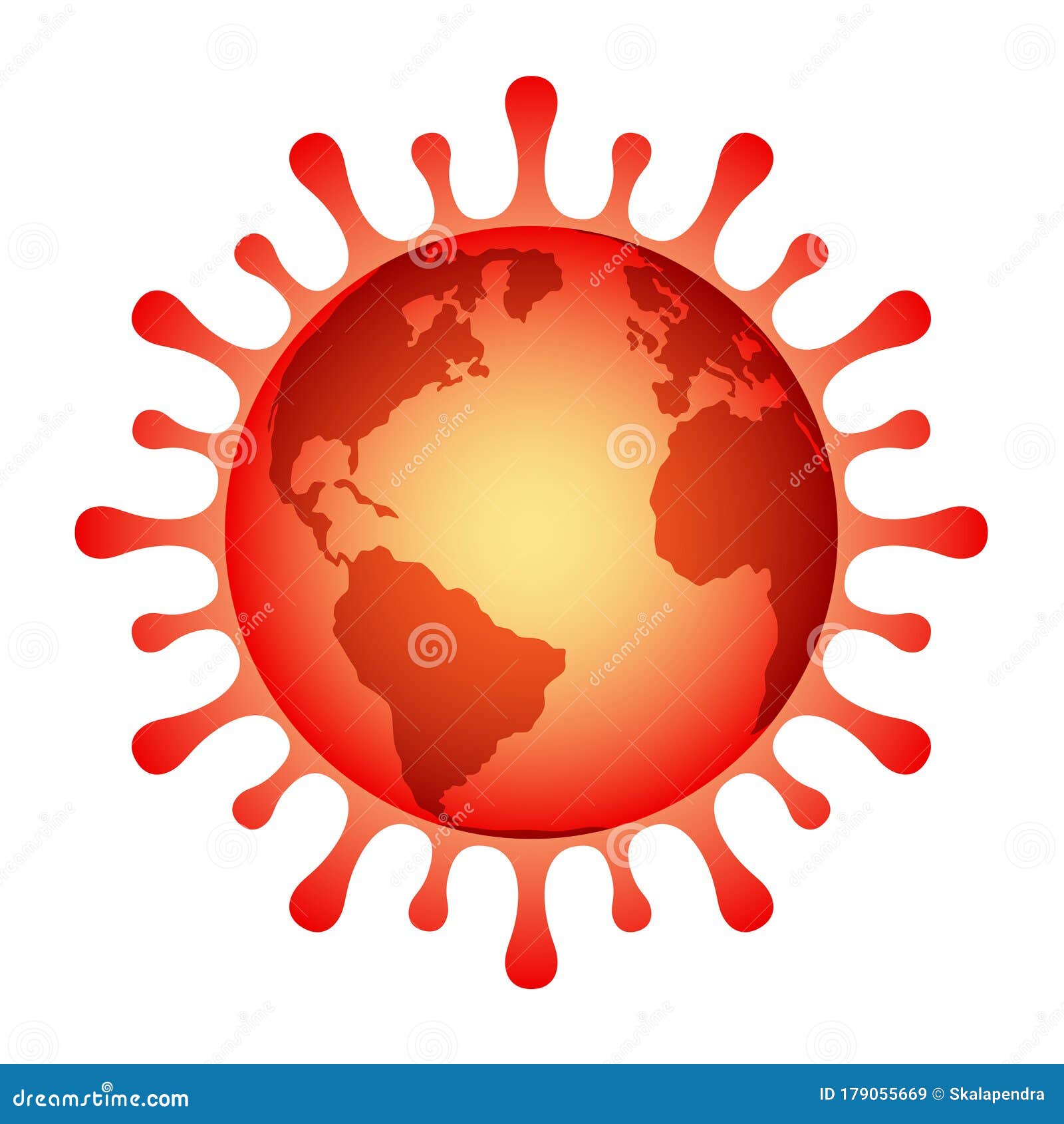 Global epidemic stock vector. Illustration of illness - 179055669