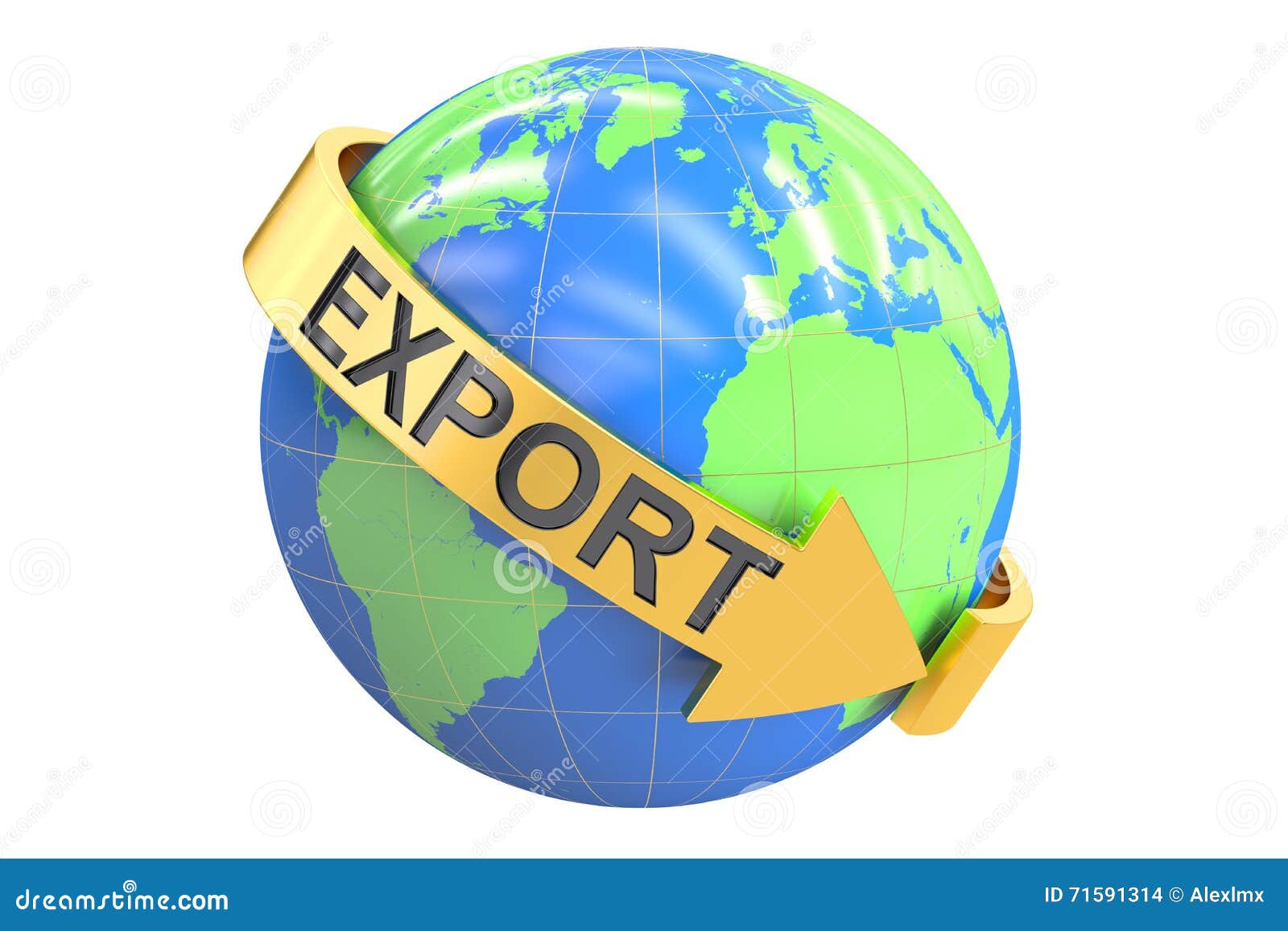Global Export Concept, 3D Rendering Stock Illustration - Illustration ... Global Export Concept, 3D Rendering Stock Illustration - Illustration ...