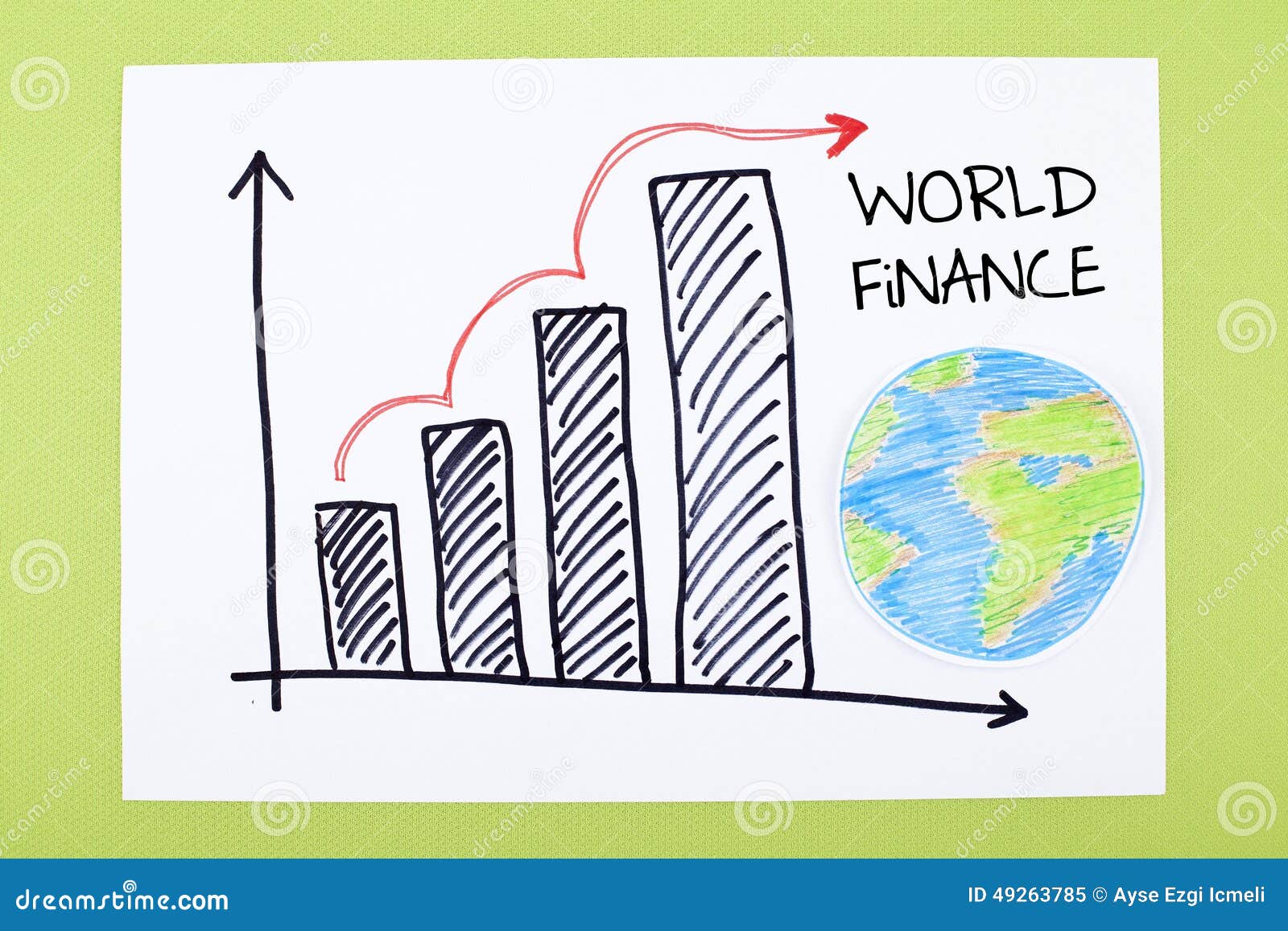 Global Finance Chart stock image. Image of world, graph - 49263785