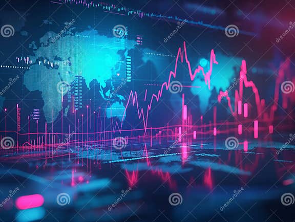 Global Financial Data Visualization with Graphs and World Map Stock ...