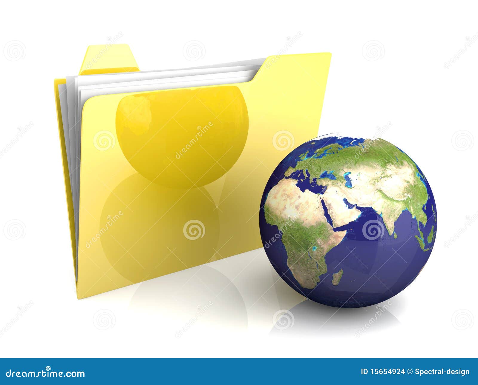 Global Folder stock illustration. Illustration of graphic - 15654924