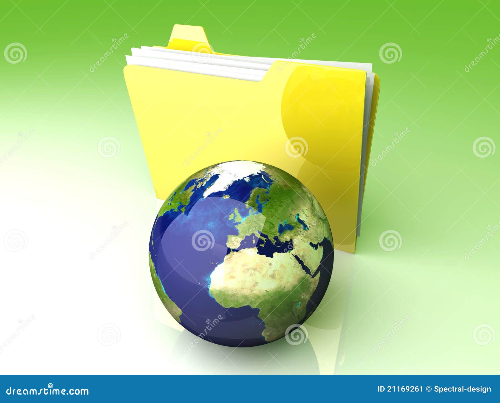 Global Folder - Europe stock illustration. Illustration of italy - 21169261