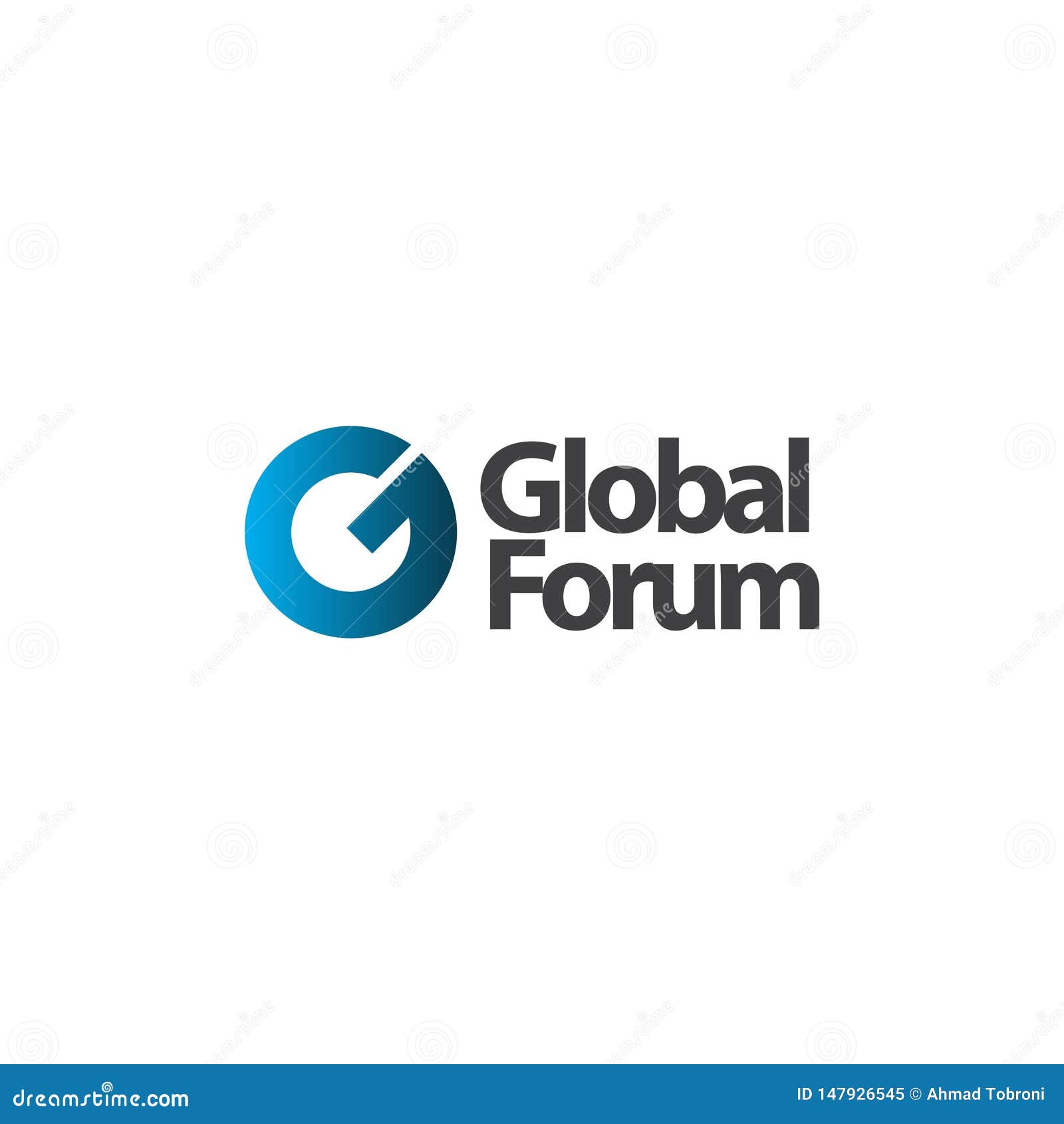 Global Forum Logo Vector Template Design Illustration Stock Vector ...