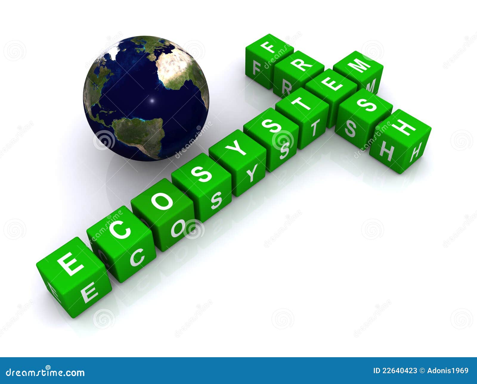 Global fresh ecosystem stock illustration. Illustration of worldwide ...