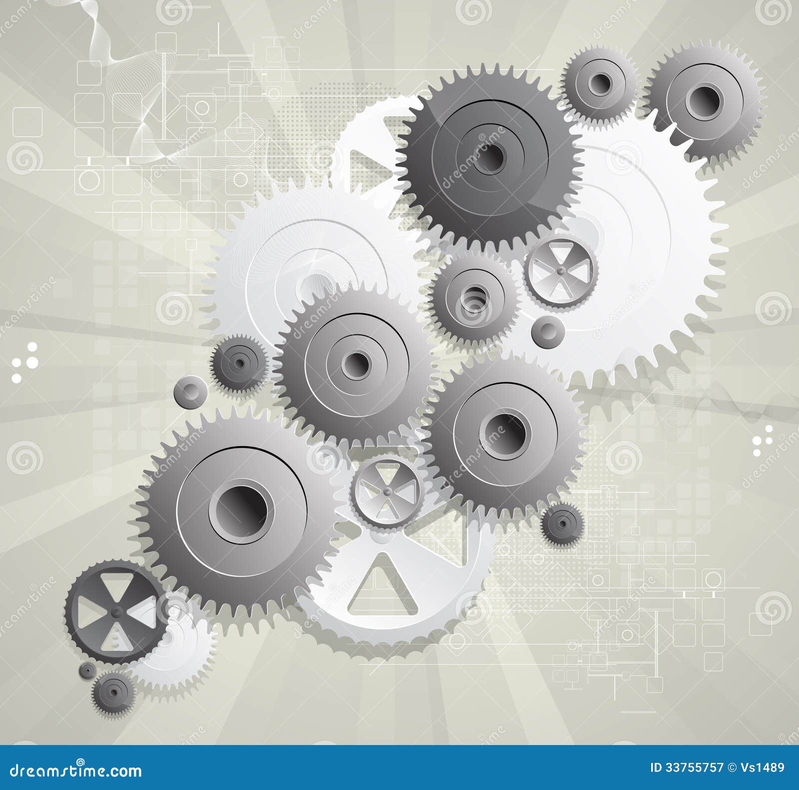 Global Gears Computer Technology Concept Business Stock Vector ...