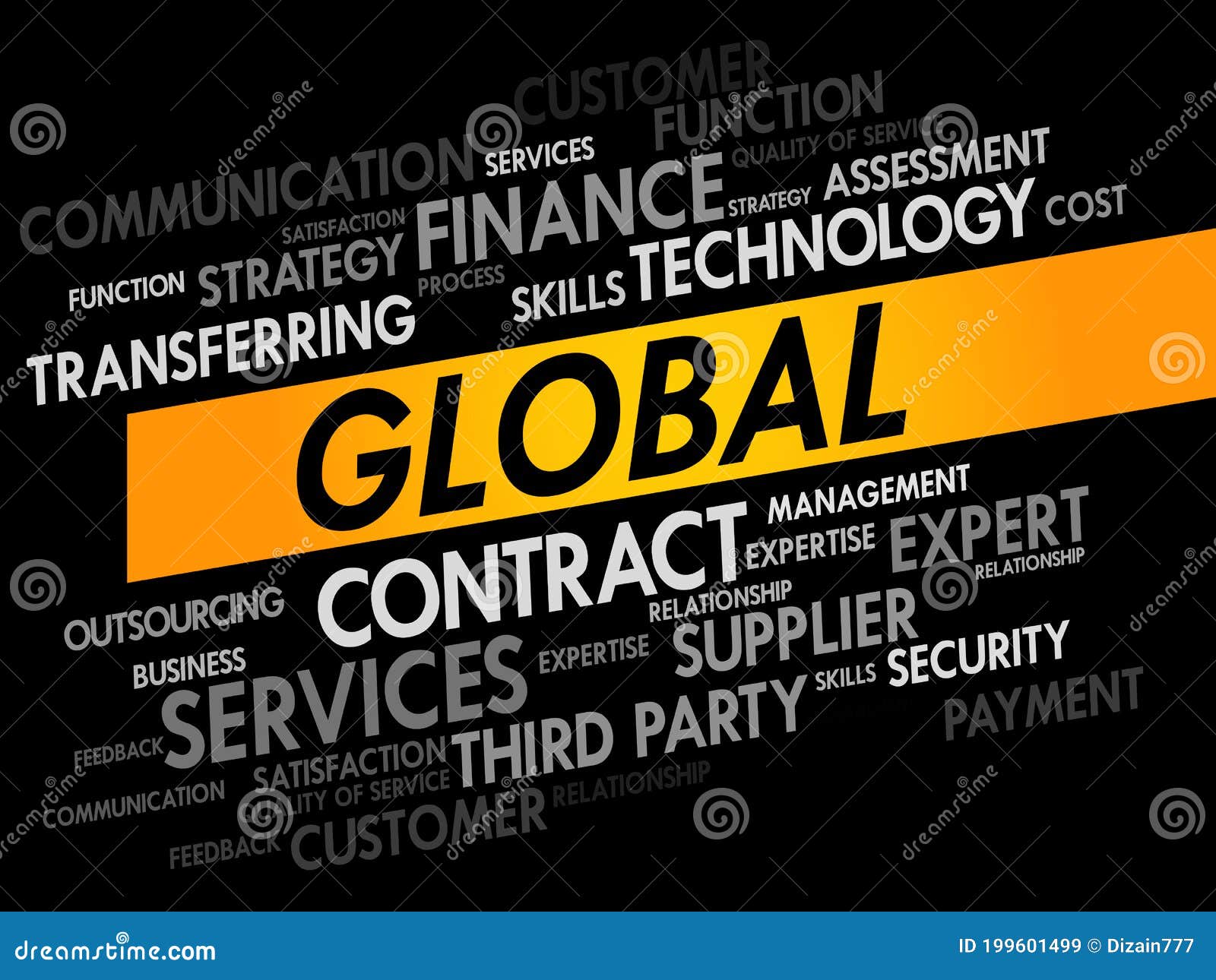 GLOBAL words cloud concept stock image. Image of cyber - 199601499