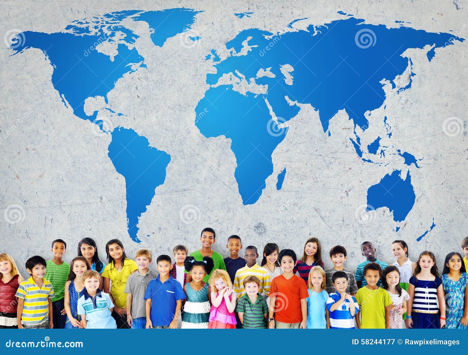 Global Globalization World Map Environmental Concservation Conce Stock ...