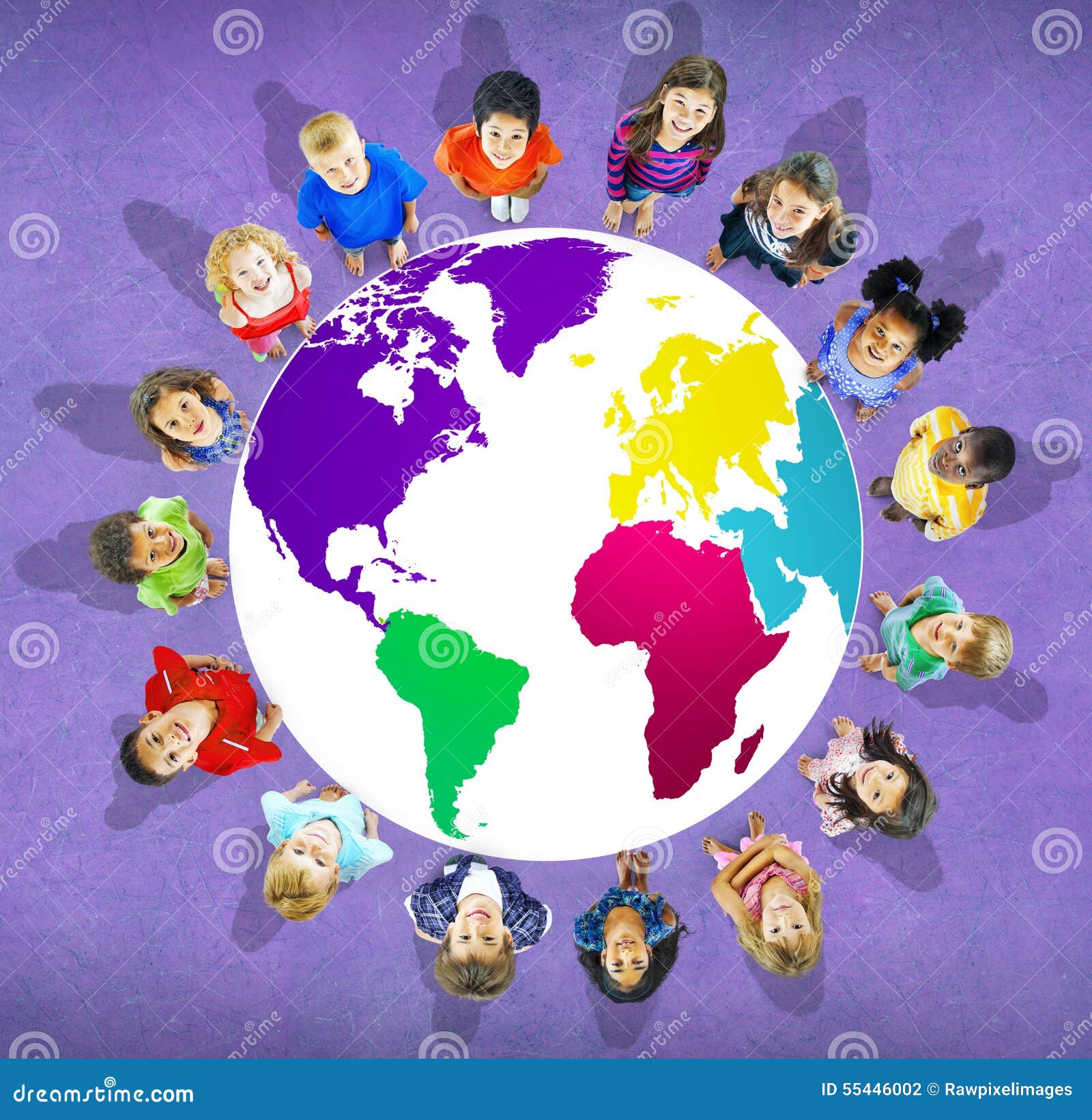 Global Globalization World Map Environmental Conservation Conce Stock ...