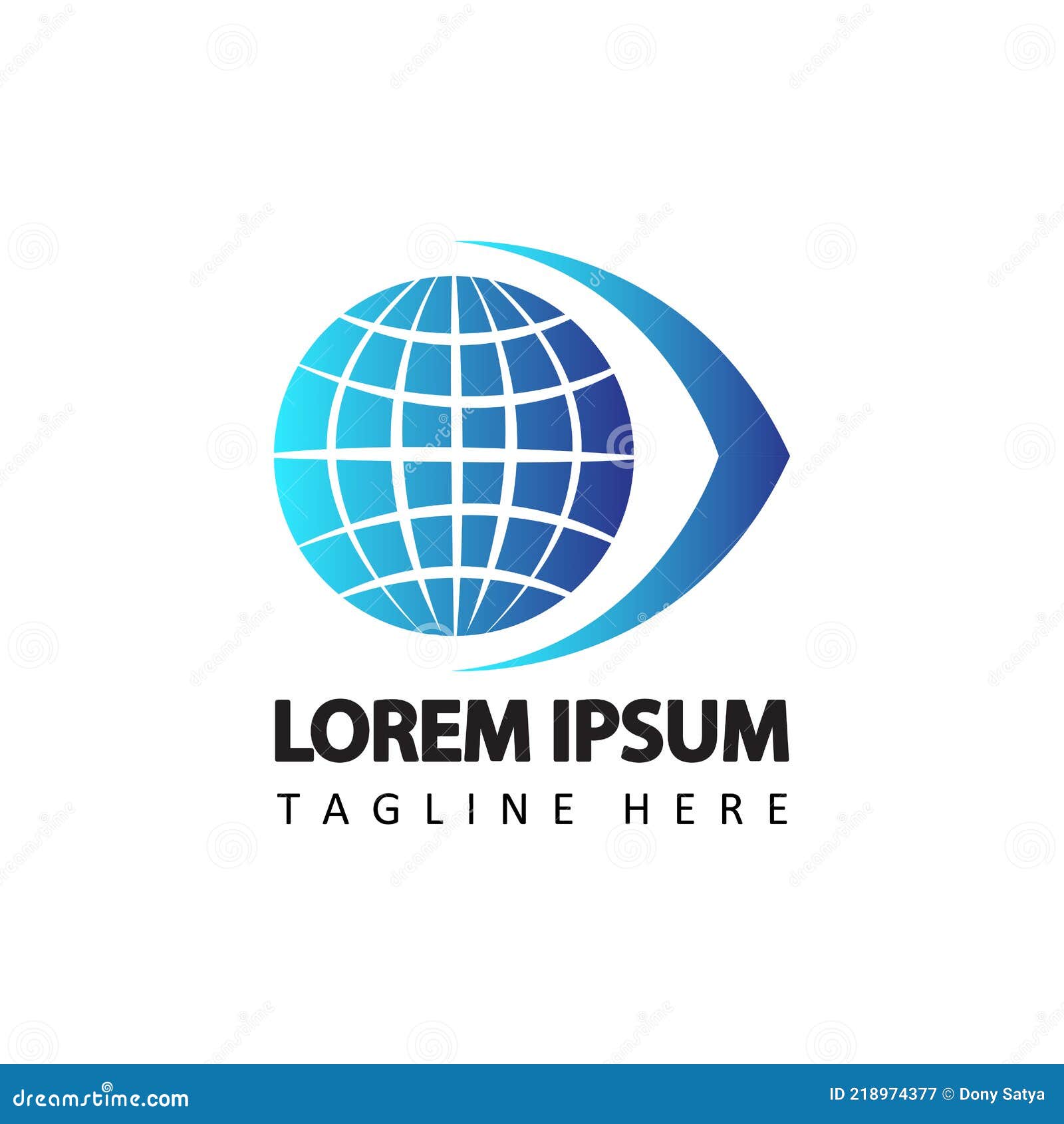 Global, Globe, World Logo Template Design Vector in Isolated White ...