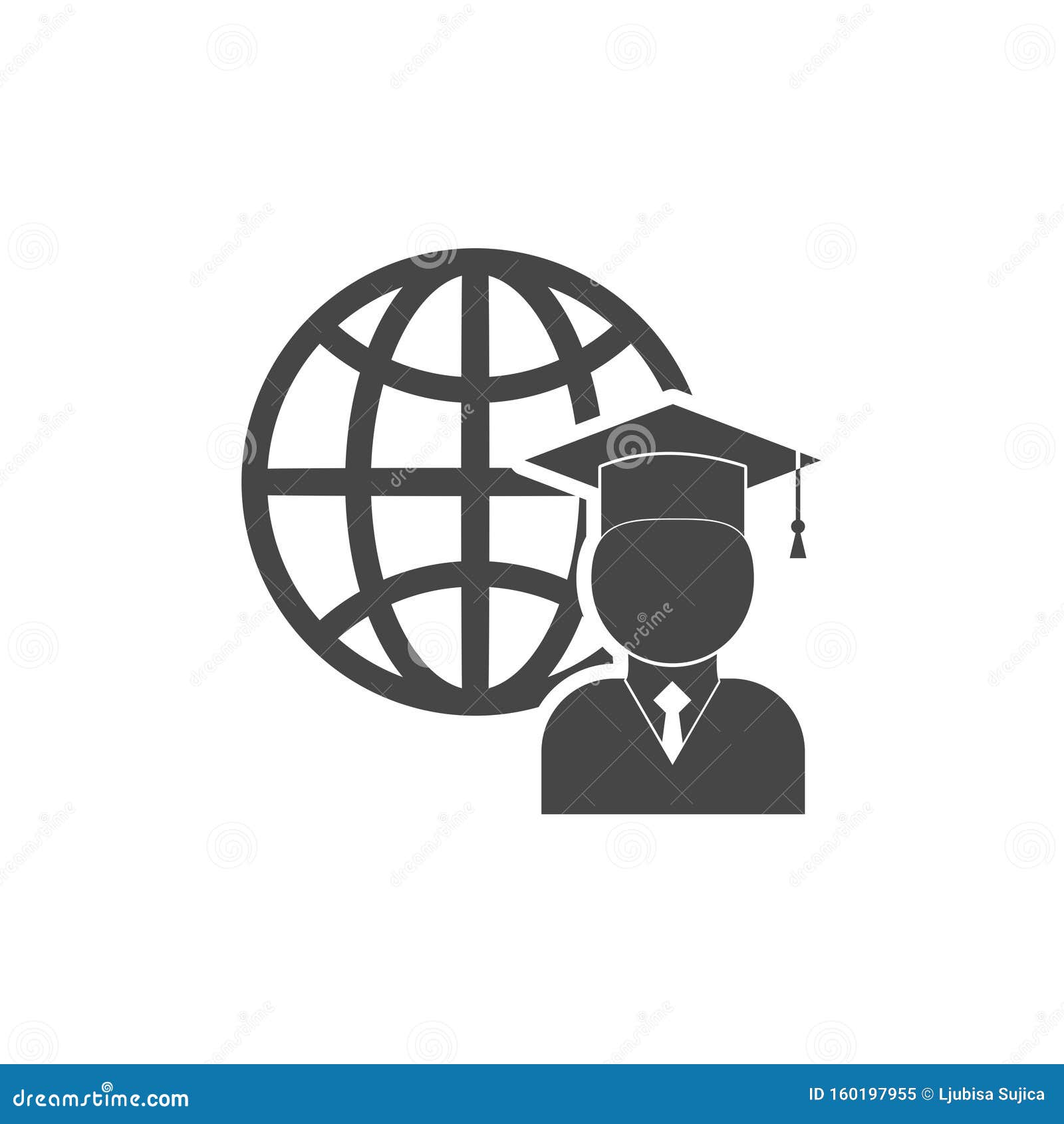 Global Graduation - Illustration Stock Vector - Illustration of ...