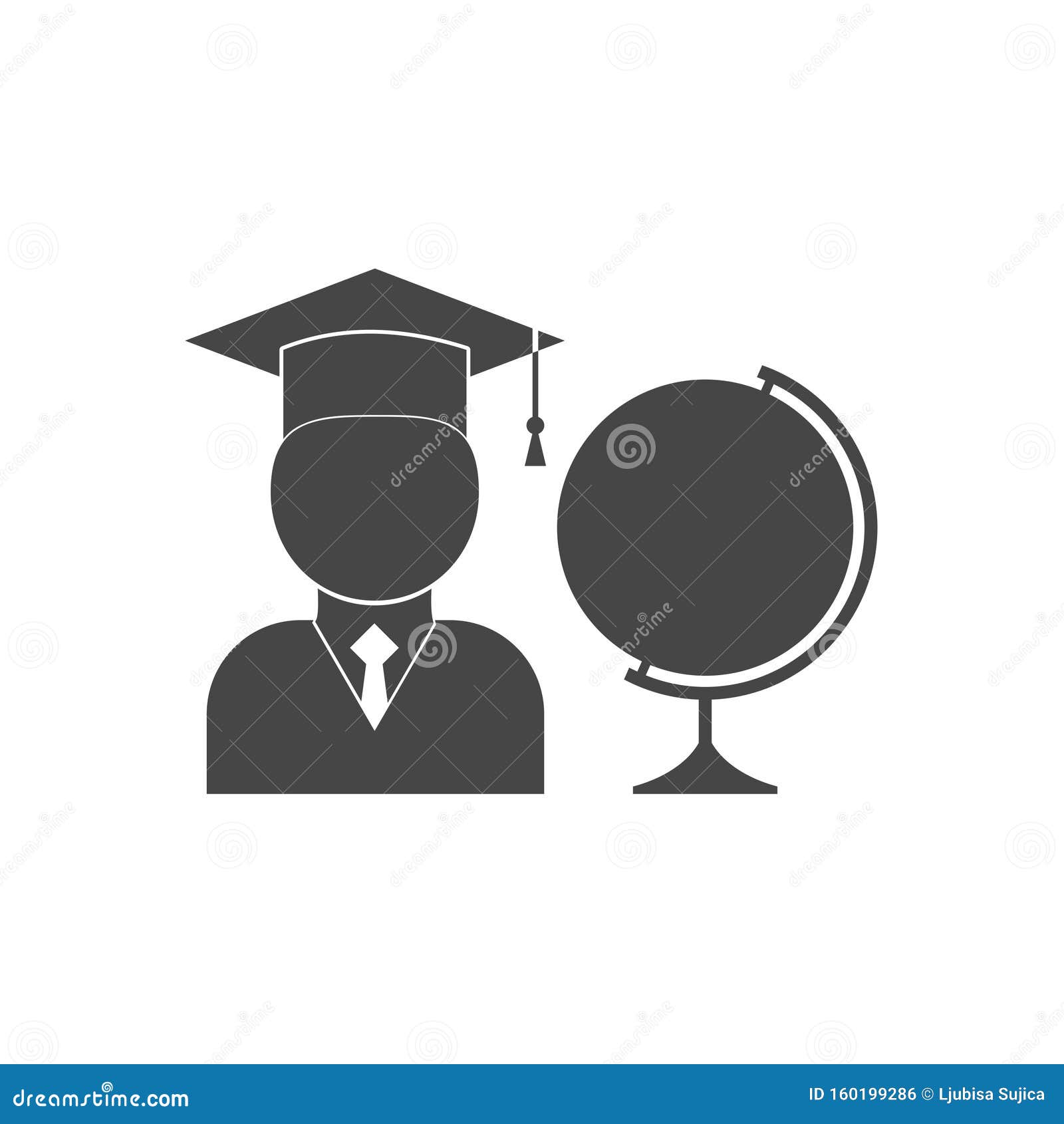 Global Graduation - Illustration Stock Vector - Illustration of ...