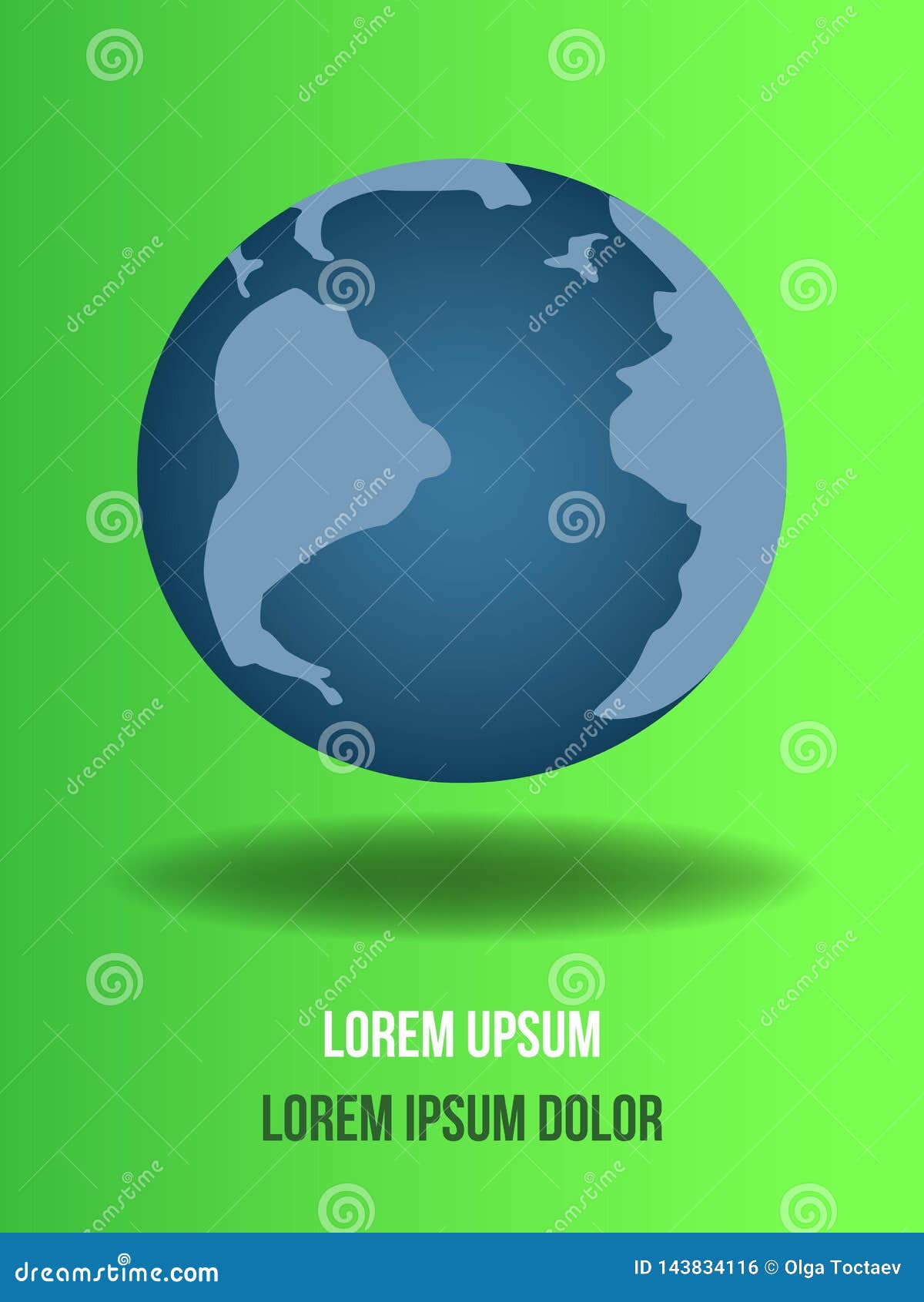 Global on Green Background. Go Green Ecology Background for ...