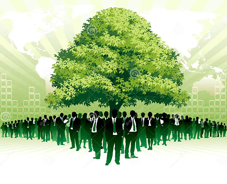 Global green business stock vector. Illustration of ecology - 20456408