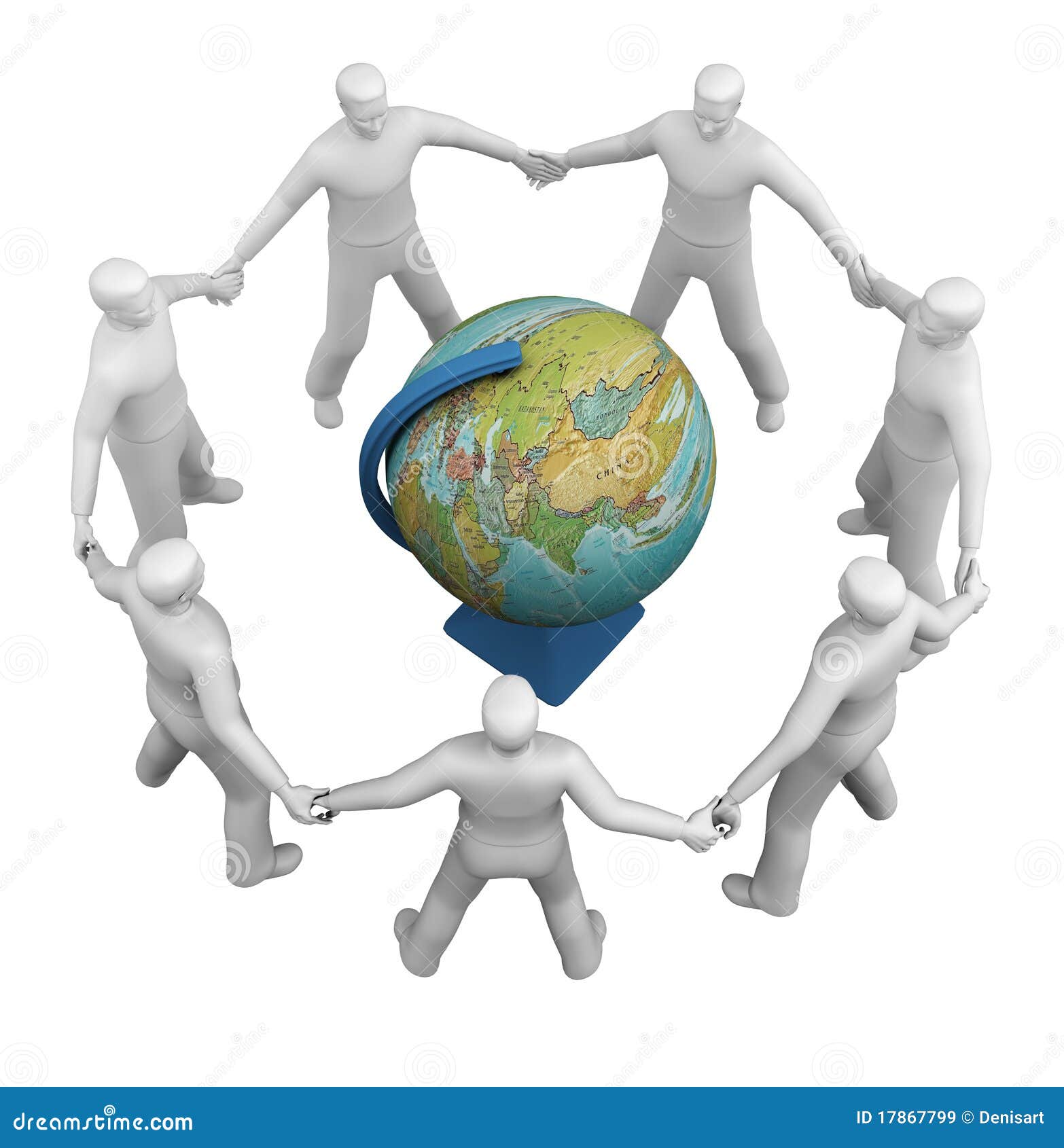 A Global Group of Symbol People Stock Illustration - Illustration of ...