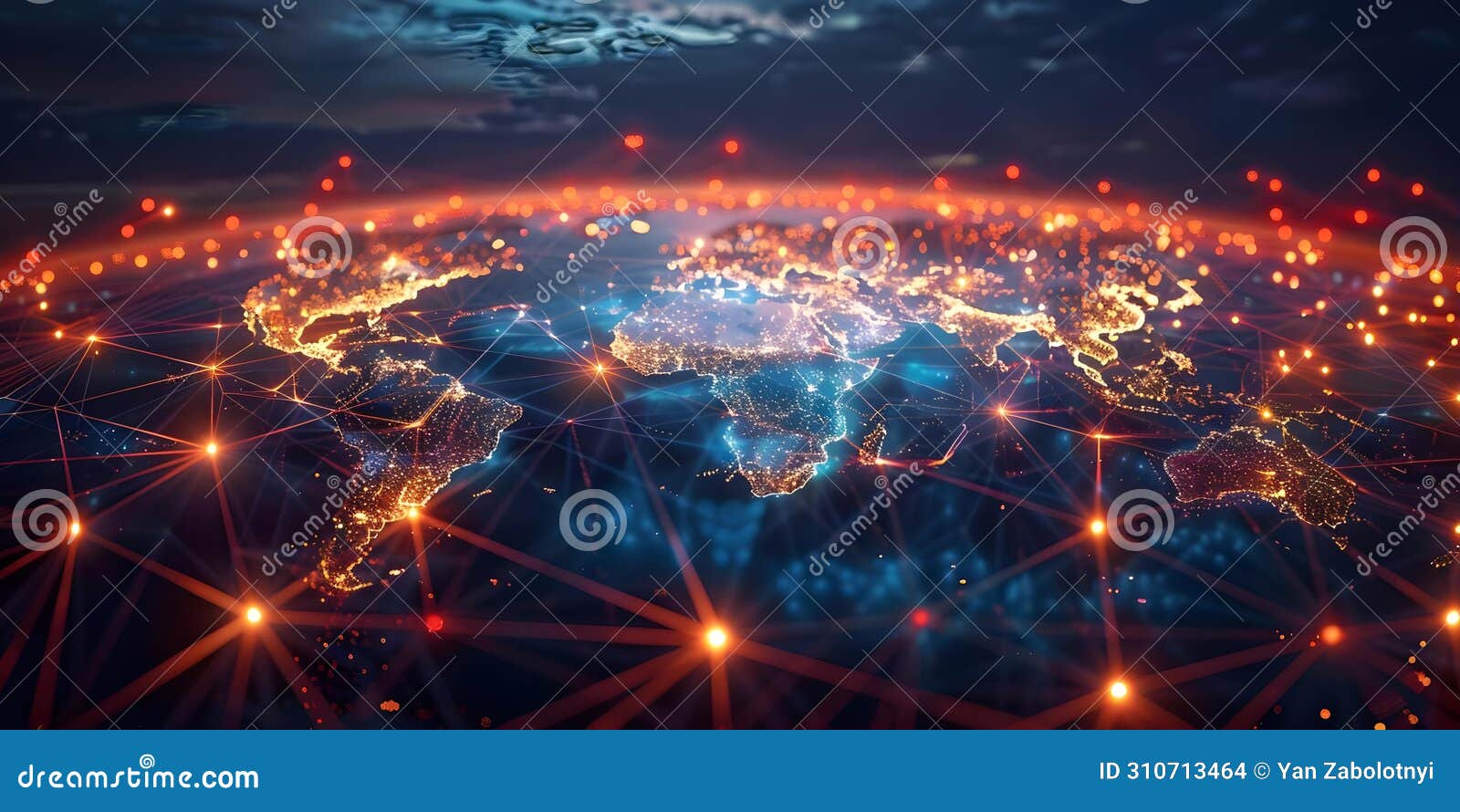 Communication Nodes Royalty-Free Stock Photography | CartoonDealer.com ...