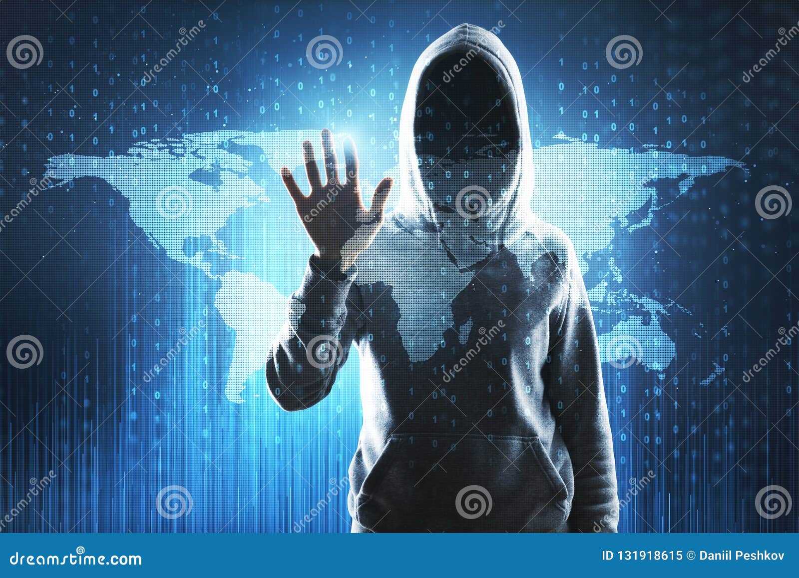 Global Hacking and Malware Concept Stock Image - Image of information ...