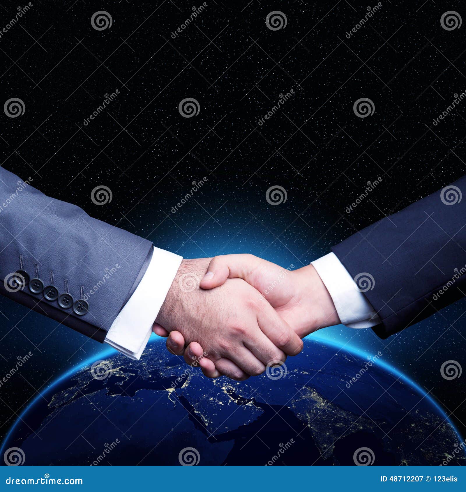 Global Handshake stock image. Image of background, contract - 48712207