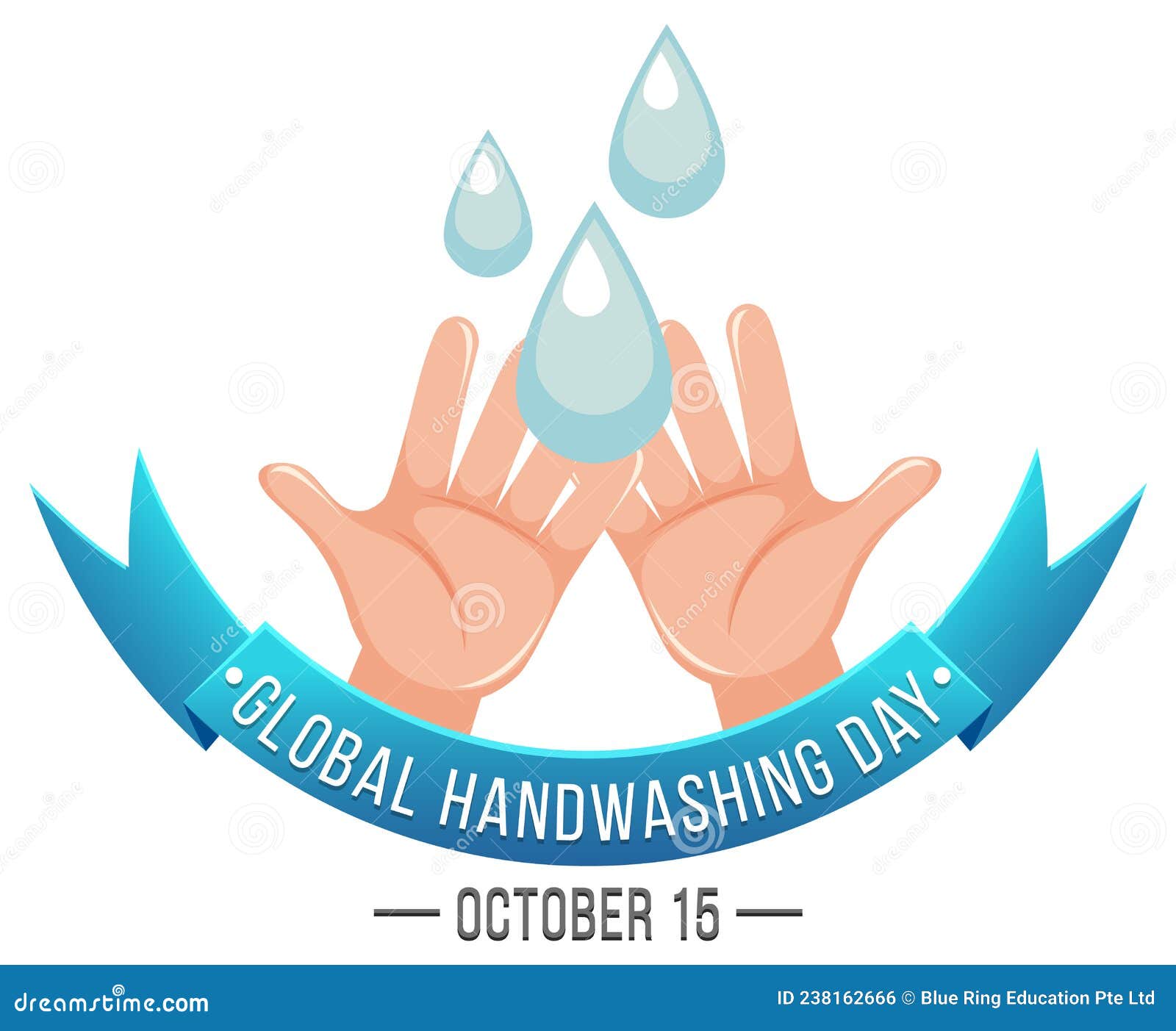 Global Handwashing Day Banner Design Stock Vector - Illustration of ...
