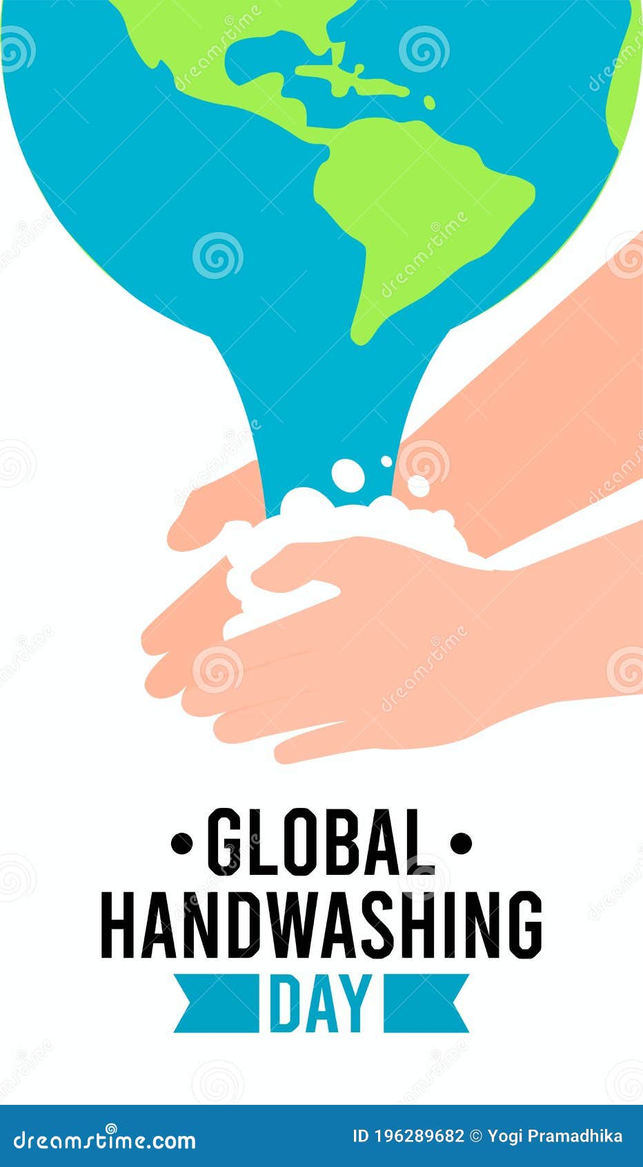 Global Handwashing Day Vector Illustration Stock Vector Illustration