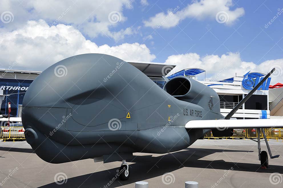 Global Hawk UAV editorial stock photo. Image of remotely - 12894873