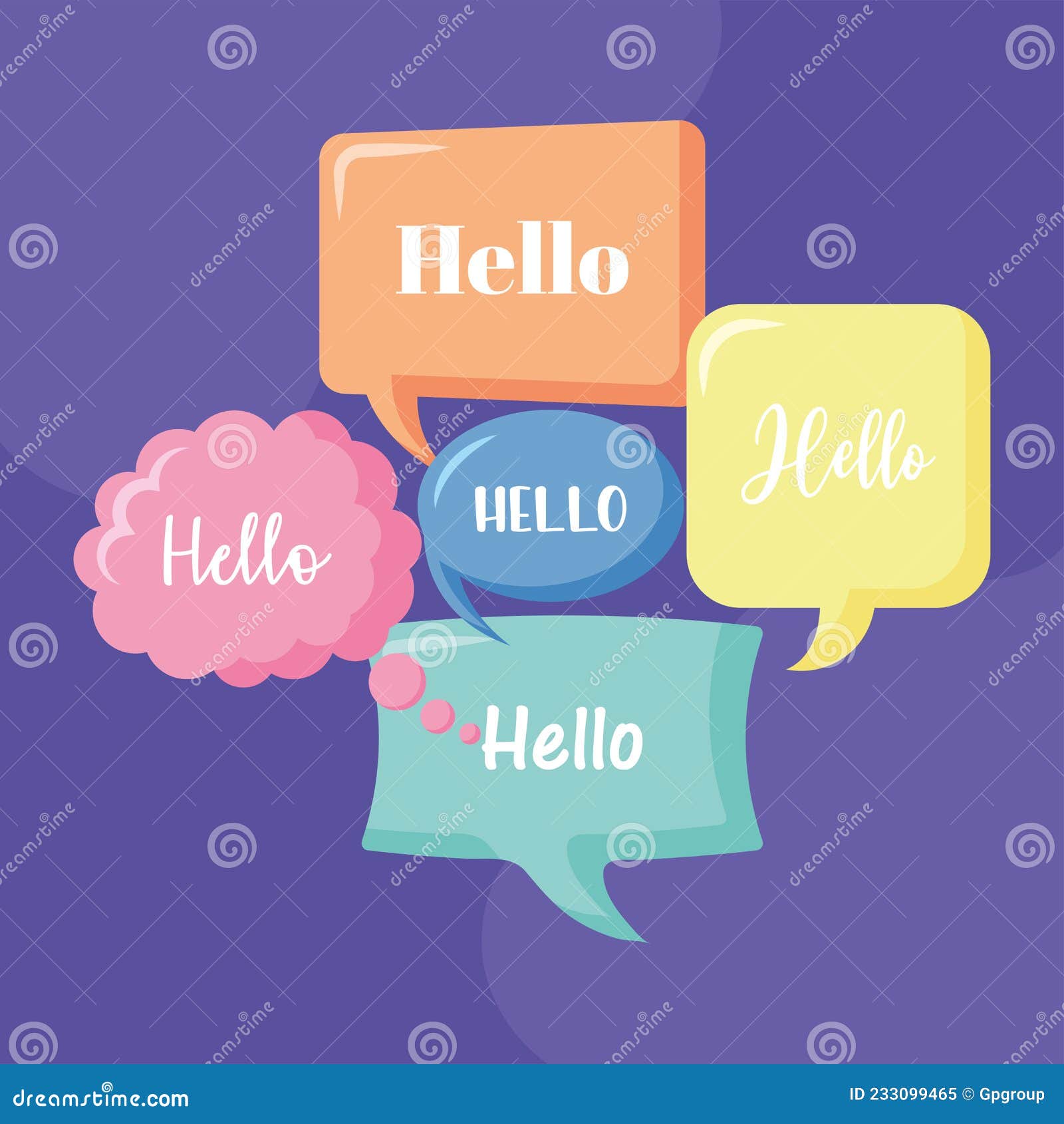 Global hello design stock vector. Illustration of design - 233099465
