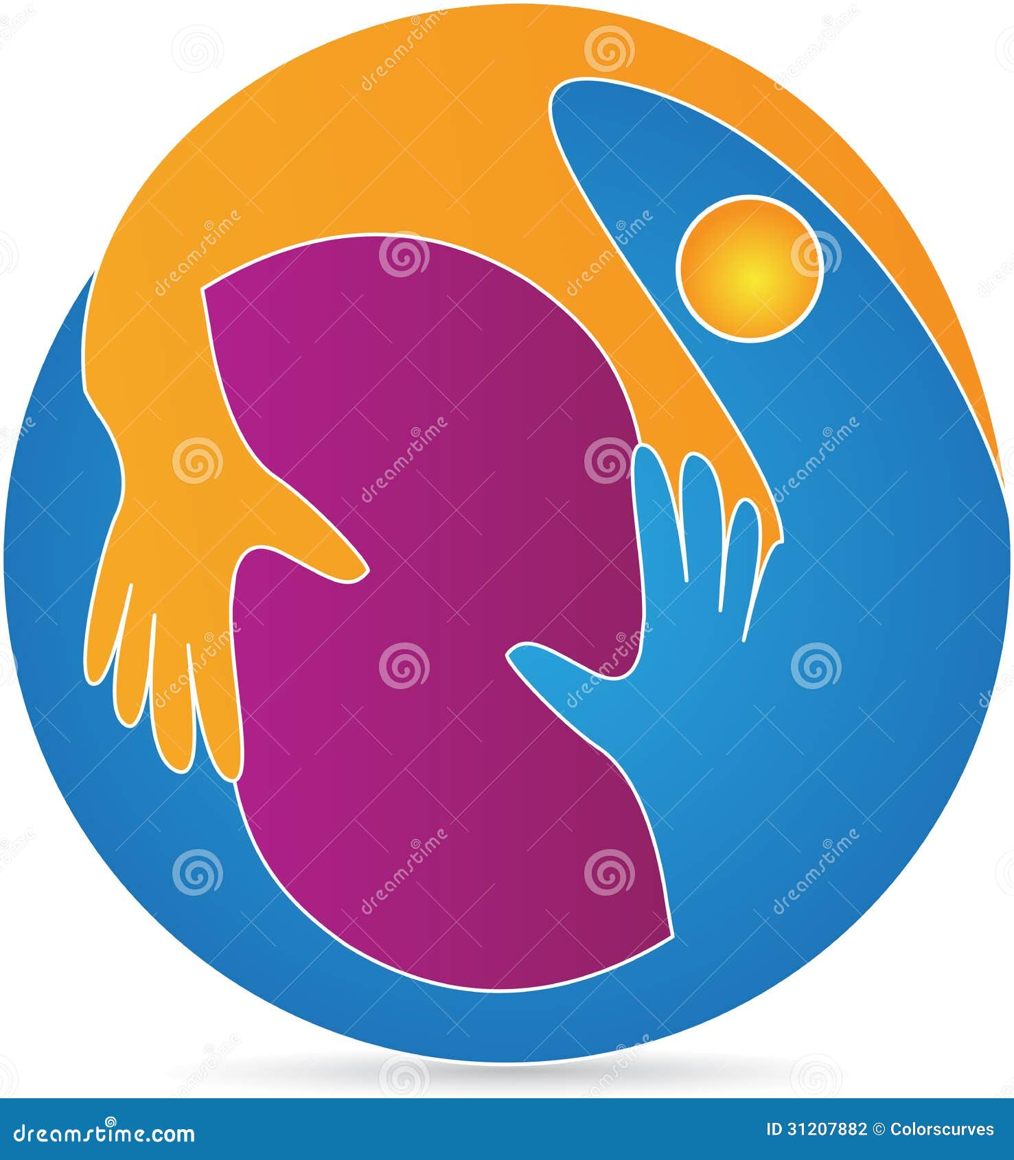 Global help stock vector. Illustration of help, gathering - 31207882