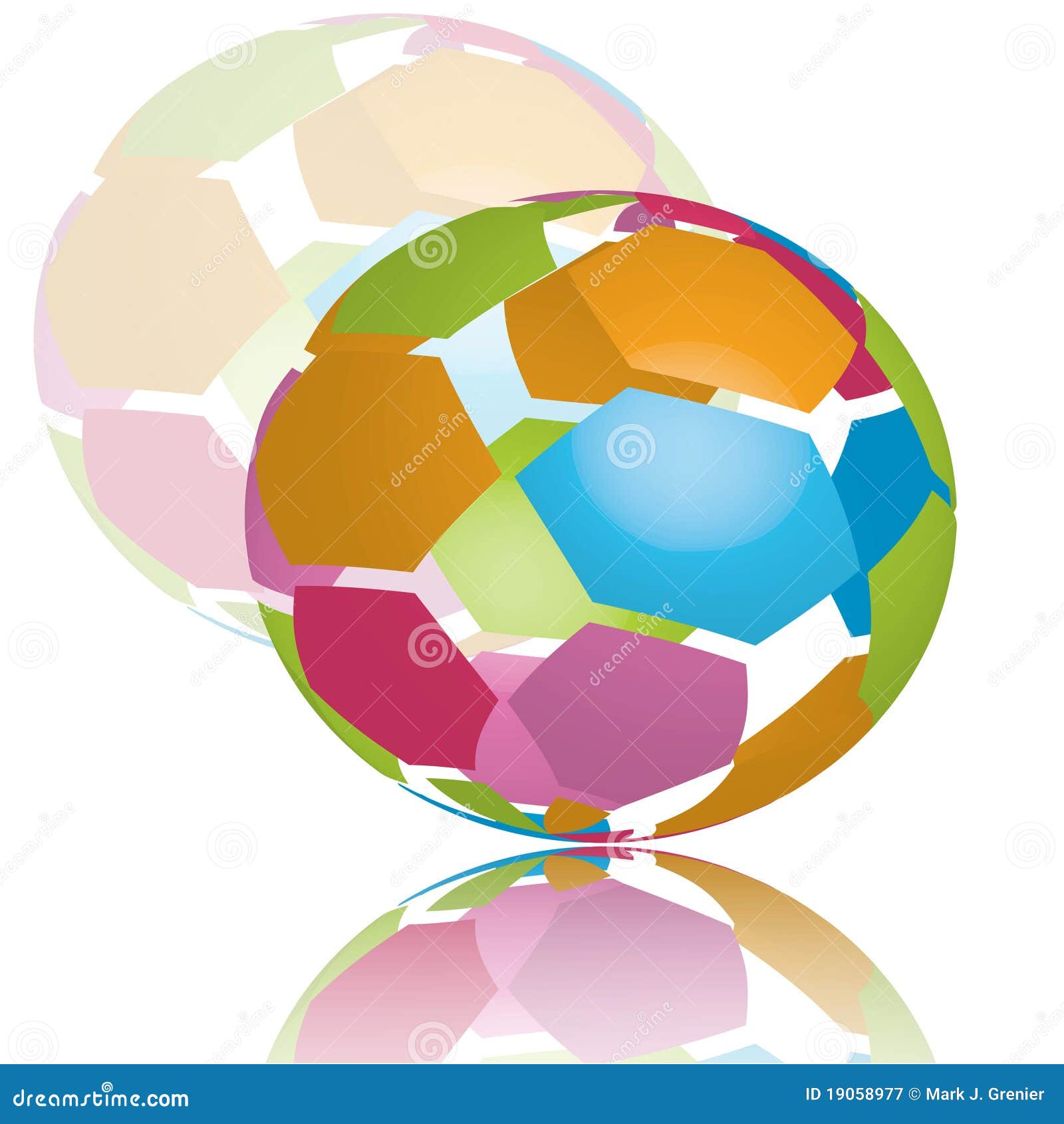 Global Icon stock vector. Illustration of hexagon, abstract - 19058977