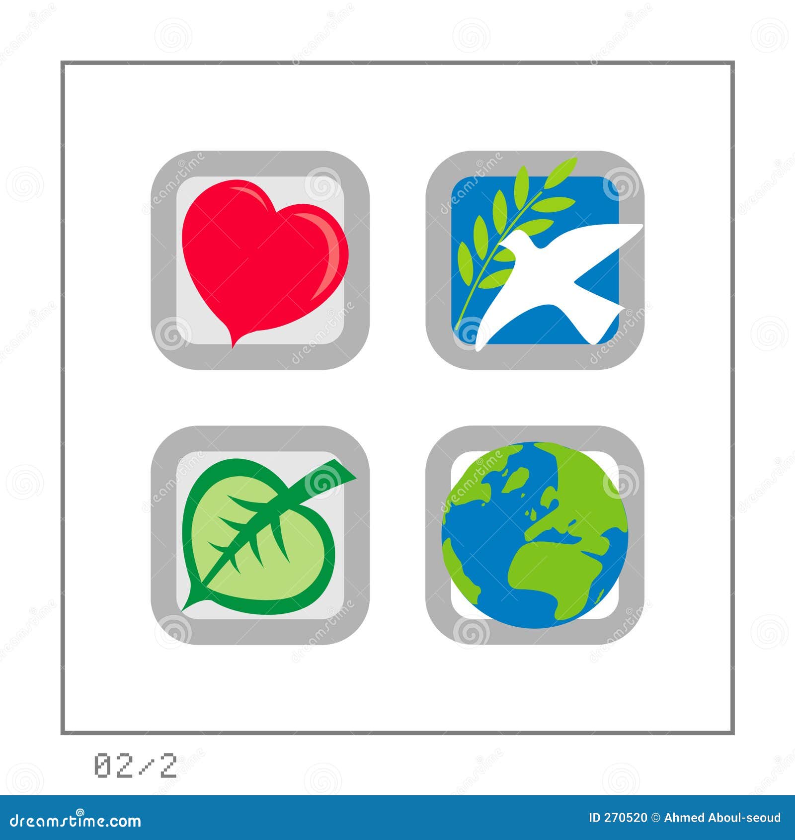 GLOBAL: Icon Set 02 - Version 2 Stock Illustration - Illustration of ...