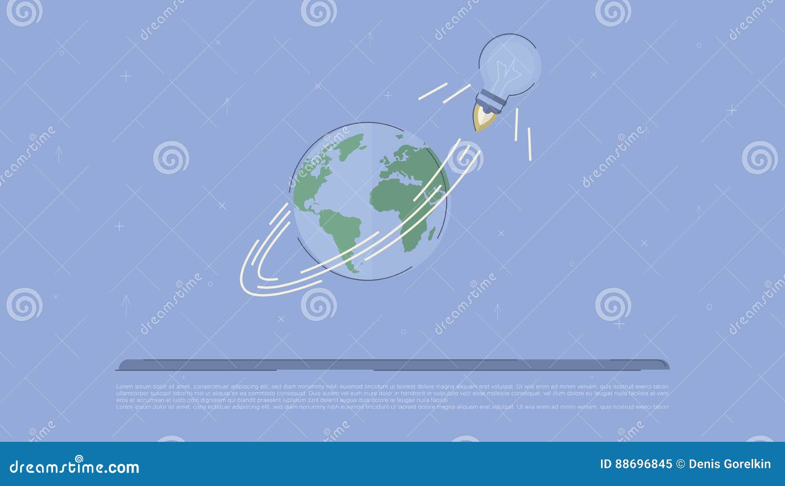 Global Idea. Concept Business Vector Stock Vector - Illustration of ...