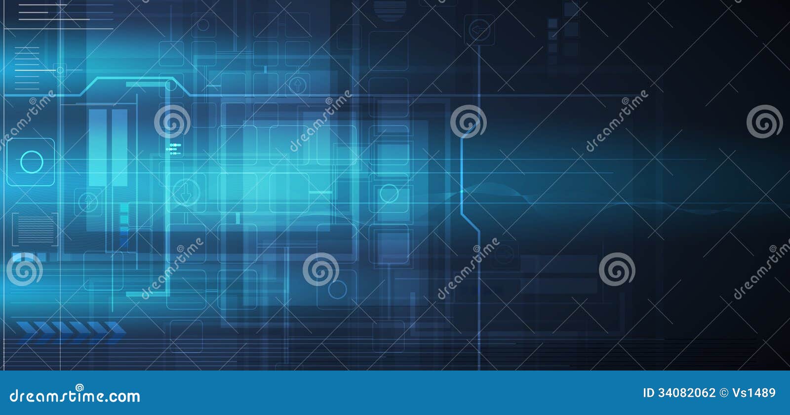 Global Infinity Computer Technology Concept Busin Vector Illustration ...