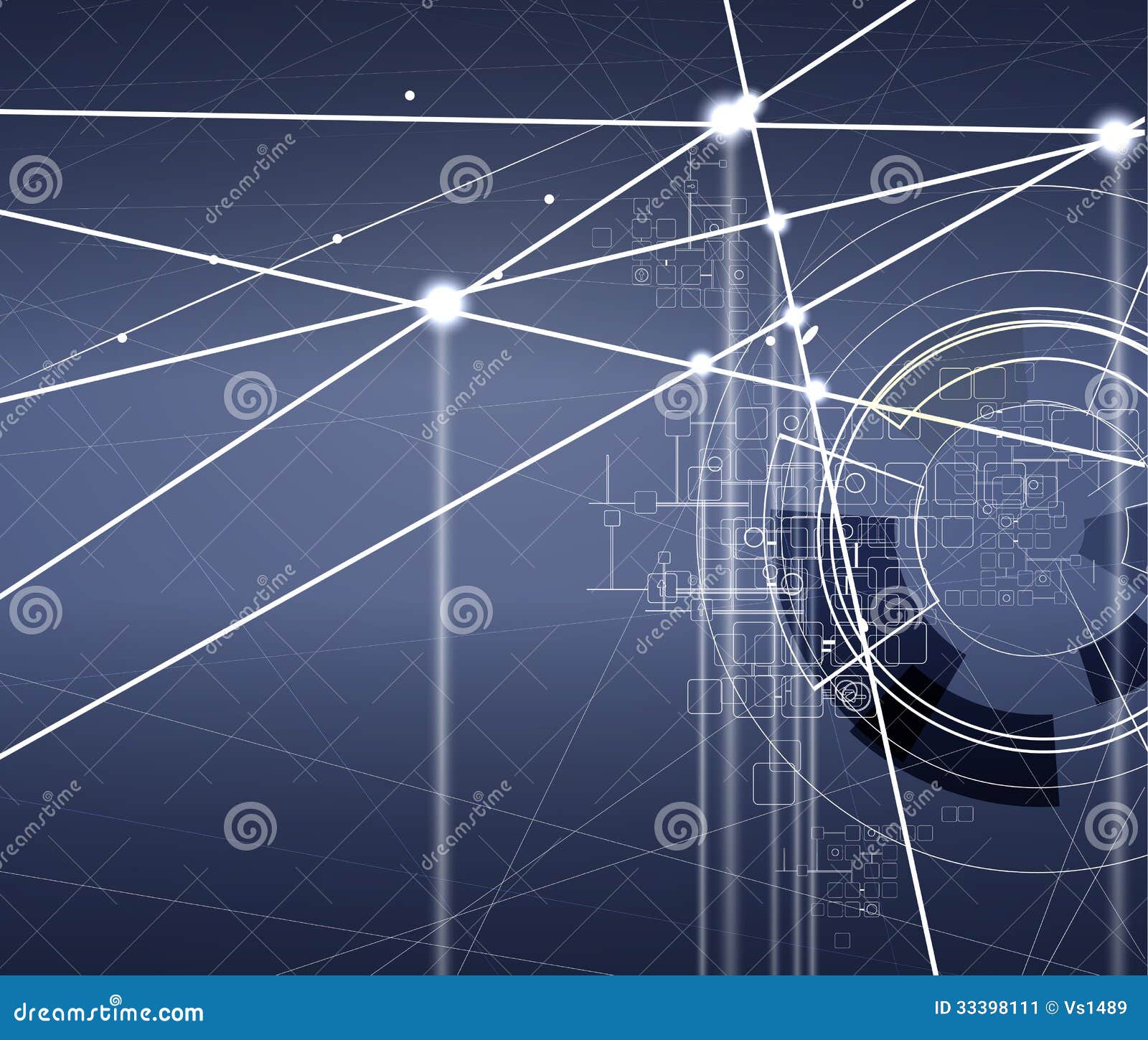 Global Infinity Computer Technology Concept Business Background Stock ...