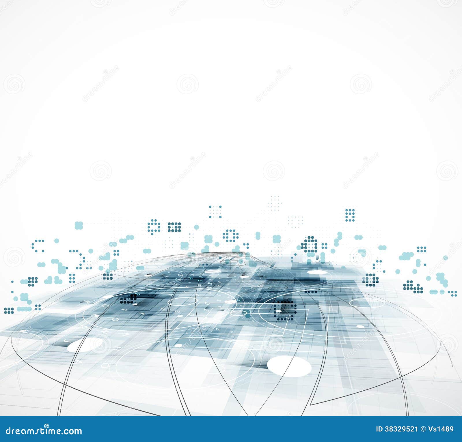 Global Infinity Computer Technology Concept Business Background Stock ...