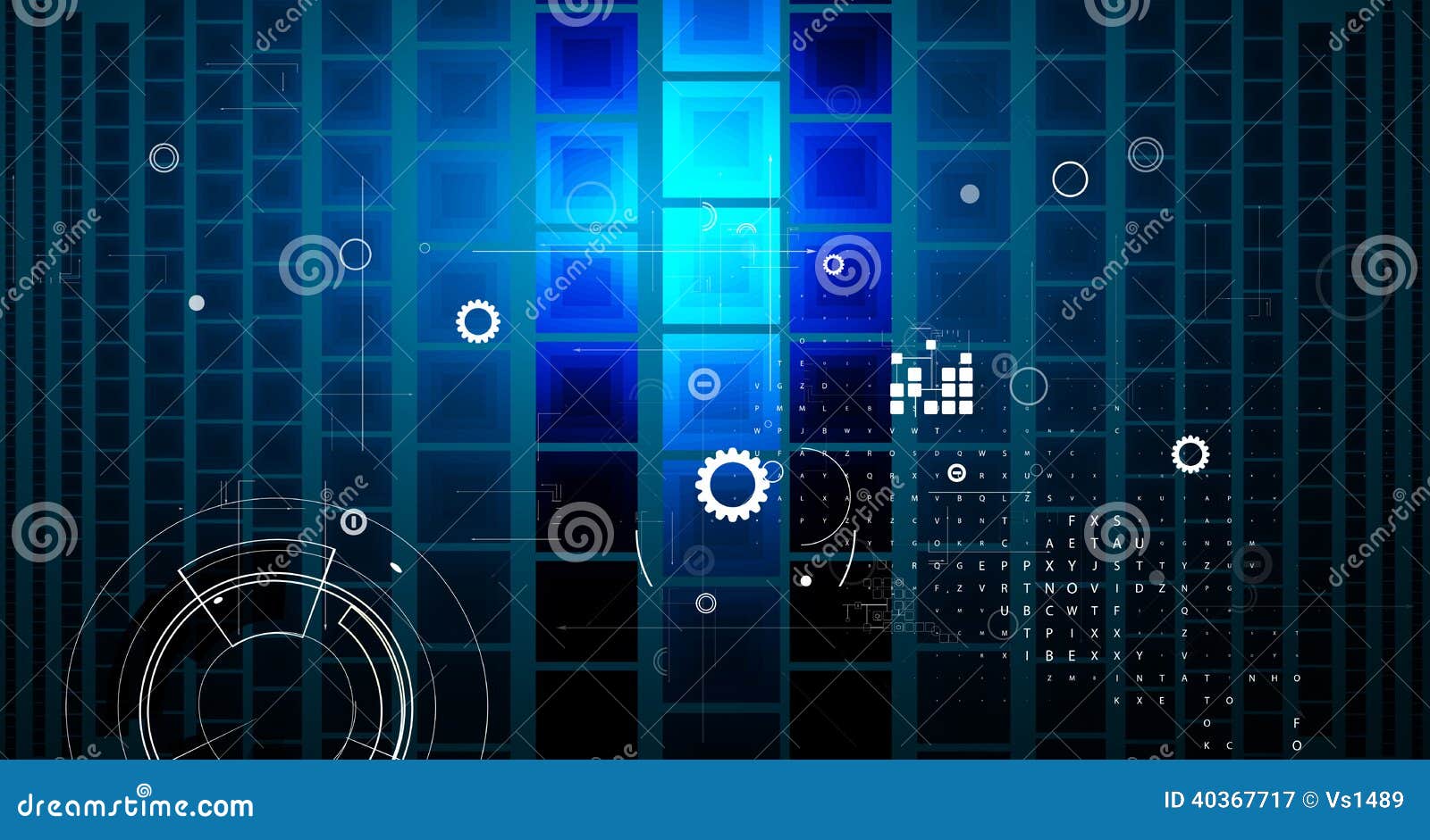 Global Infinity Computer Technology Concept Business Background Stock ...