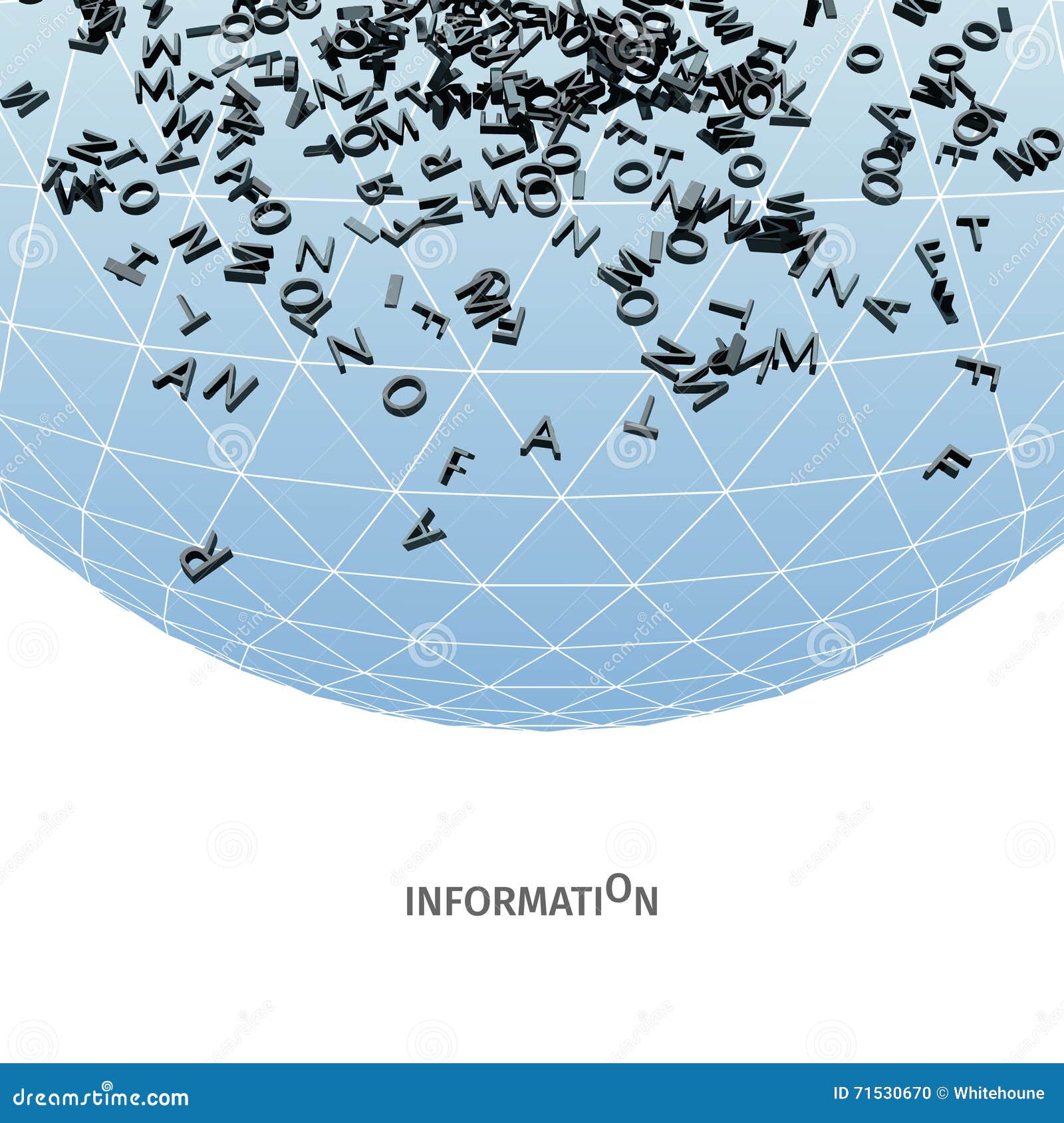 Global information concept stock vector. Illustration of communication ...