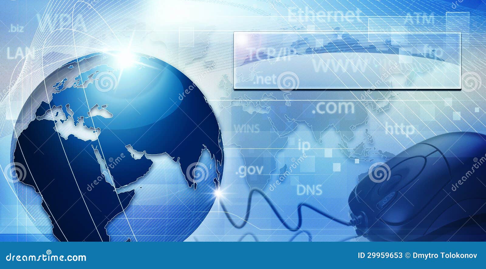Global information network stock illustration. Illustration of data ...