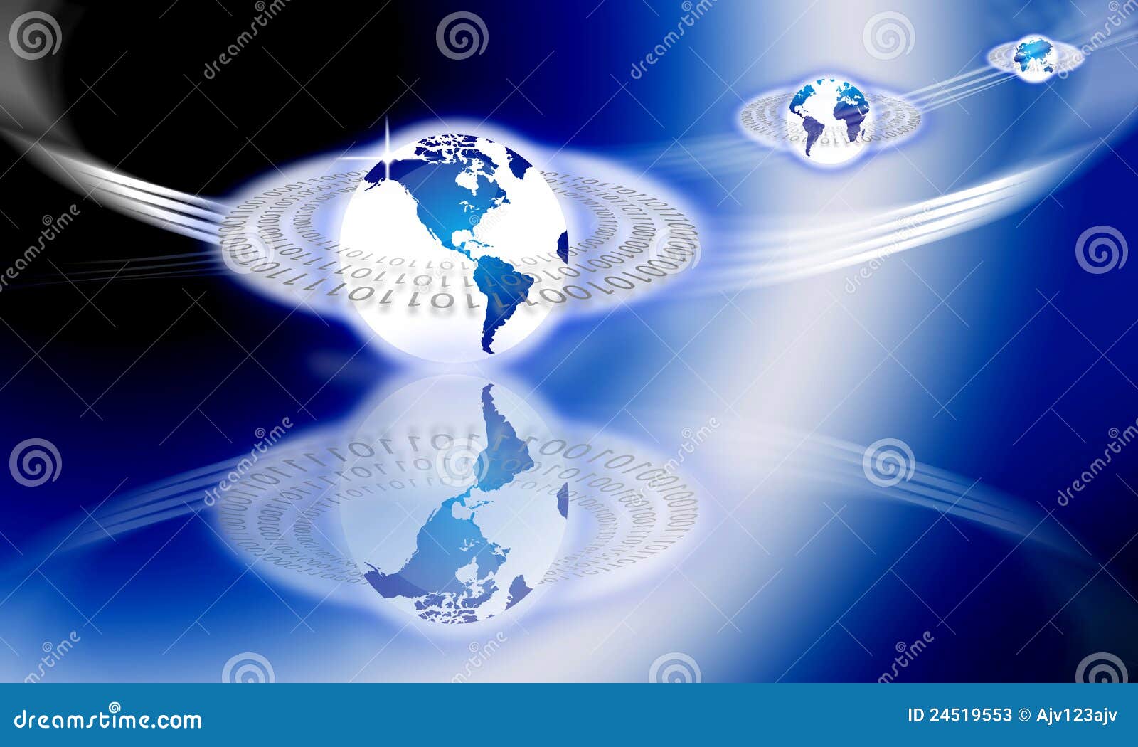 Global Information Technology Stock Illustration - Illustration of ...