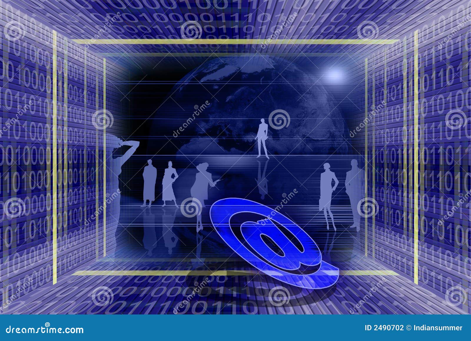 Global Information Technology. Stock Photo - Image of businessman ...