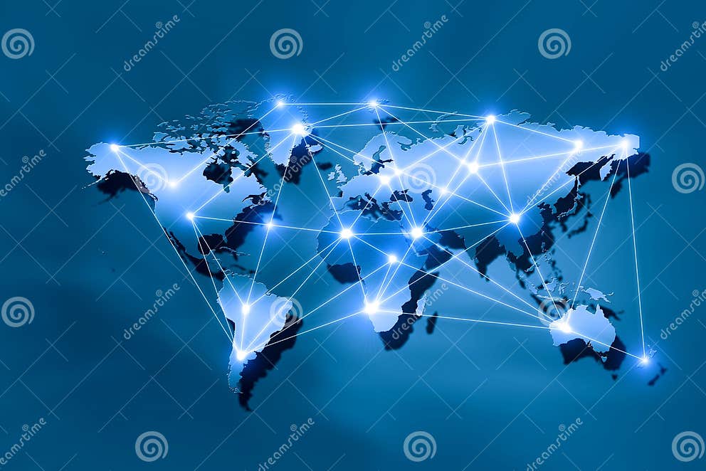 Global interaction stock photo. Image of banner, professional - 42094514