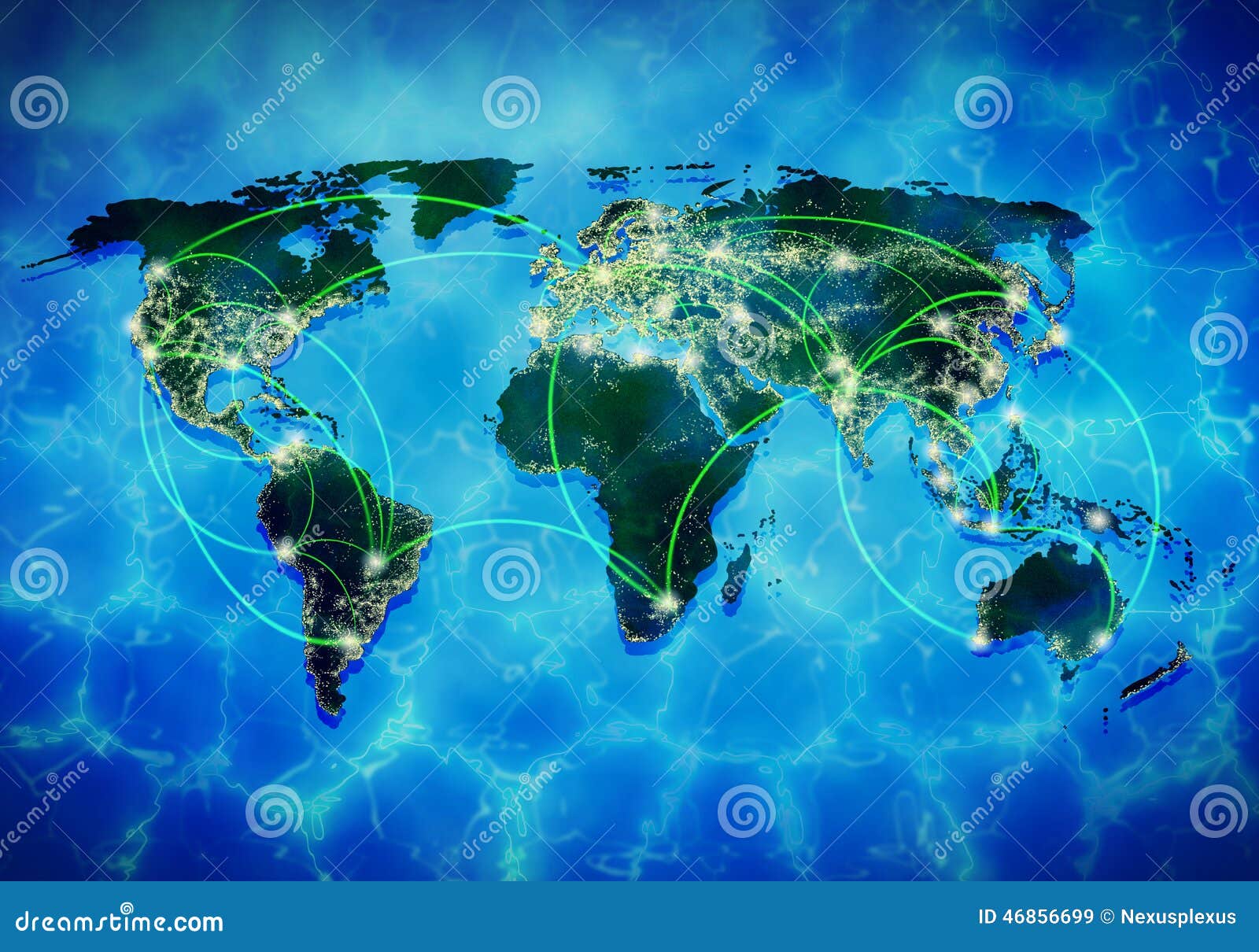 Global interaction stock image. Image of corporation - 46856699