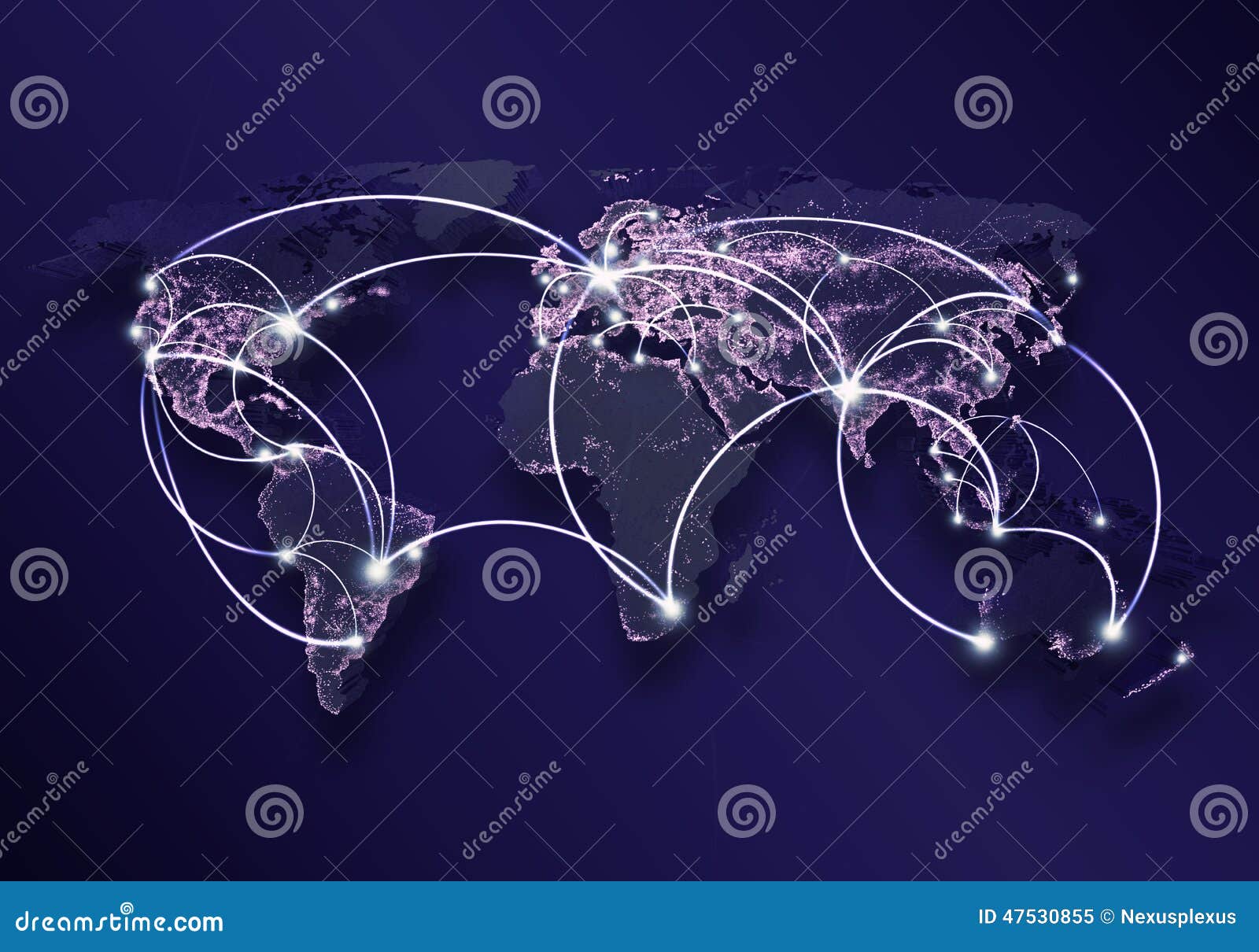 Global interaction stock illustration. Illustration of data - 47530855