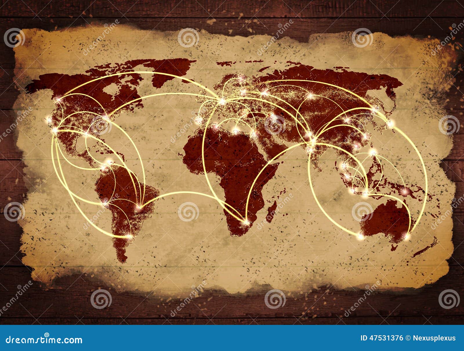 Global interaction stock illustration. Illustration of future - 47531376