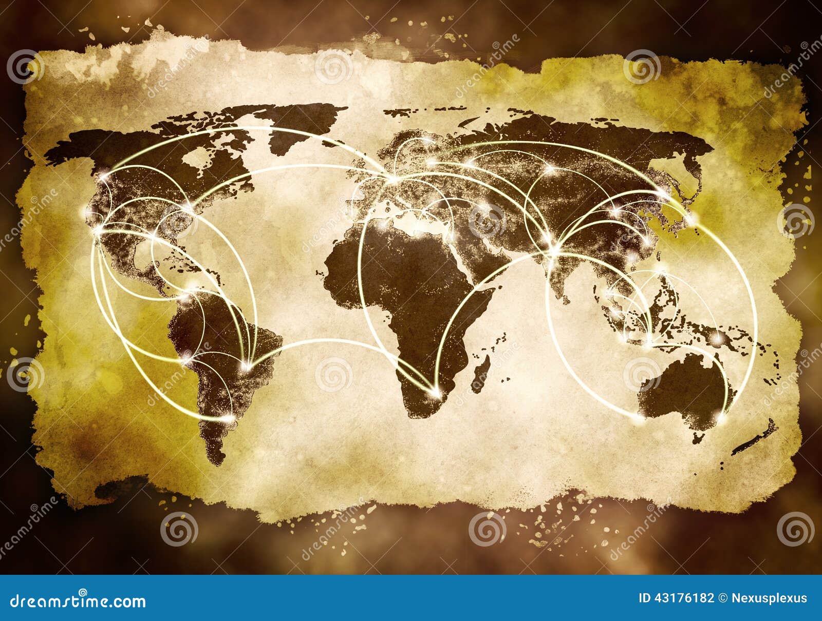 Global interaction stock photo. Image of connectivity - 43176182