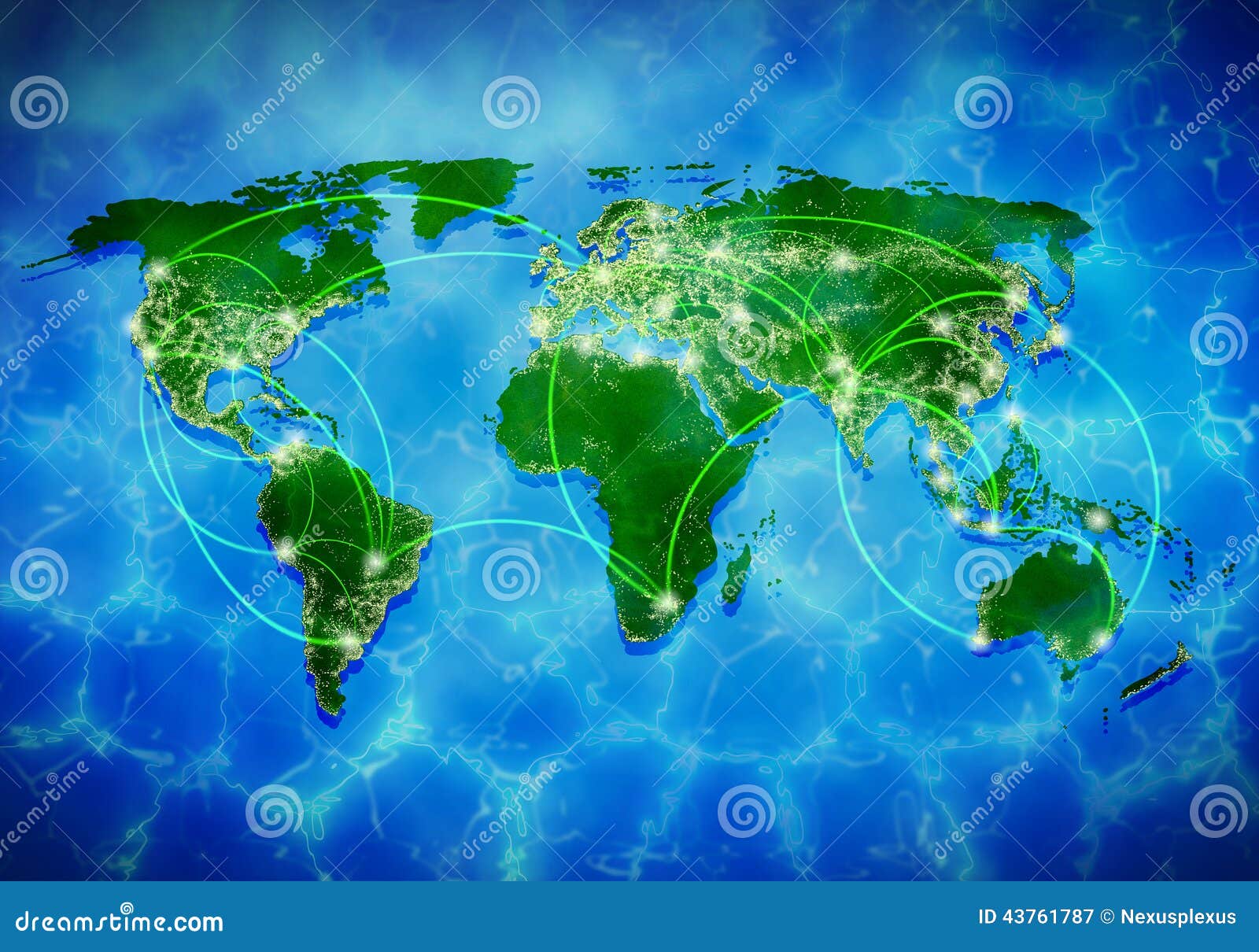 Global interaction stock image. Image of future, cyberspace - 43761787