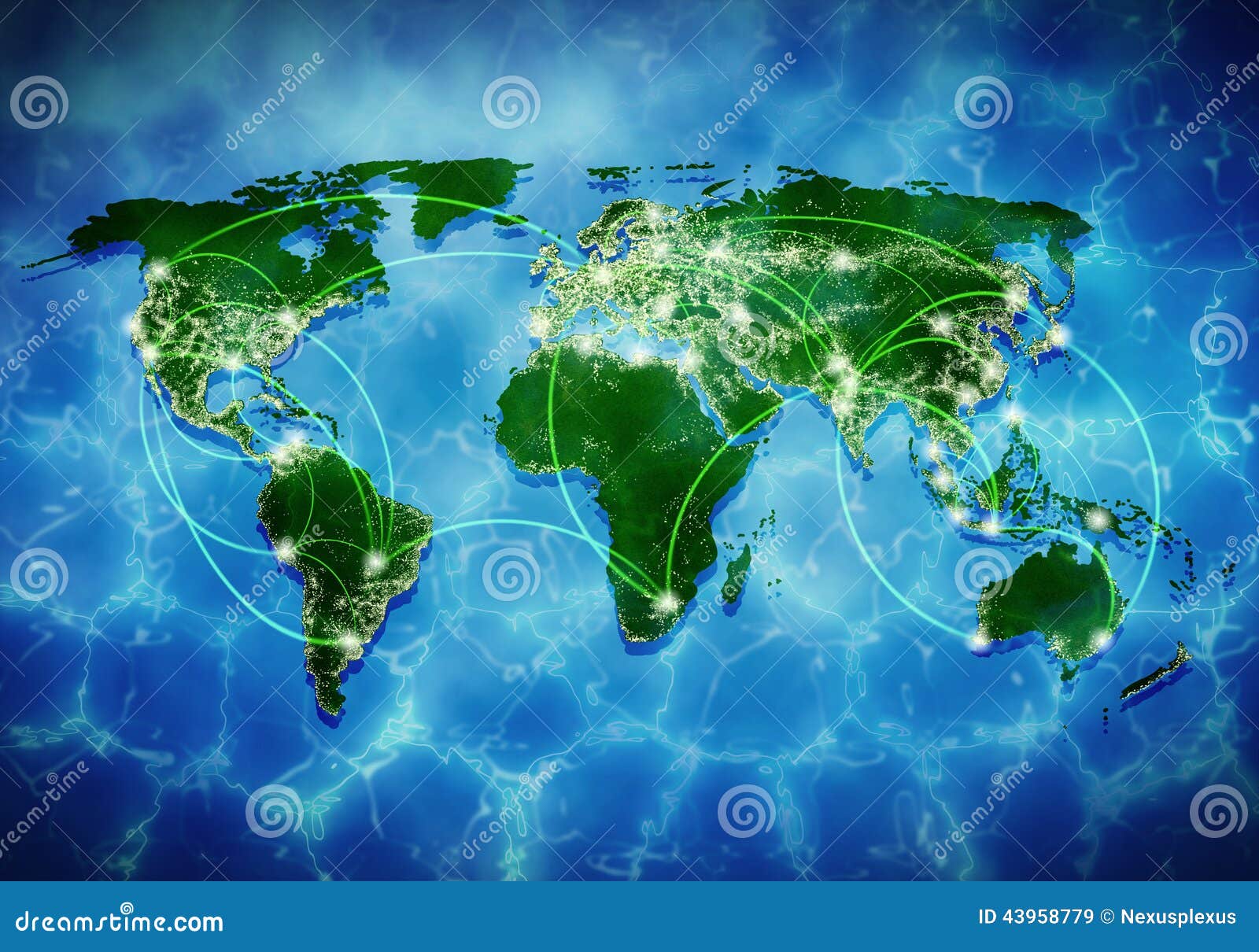 Global interaction stock image. Image of link, computer - 43958779