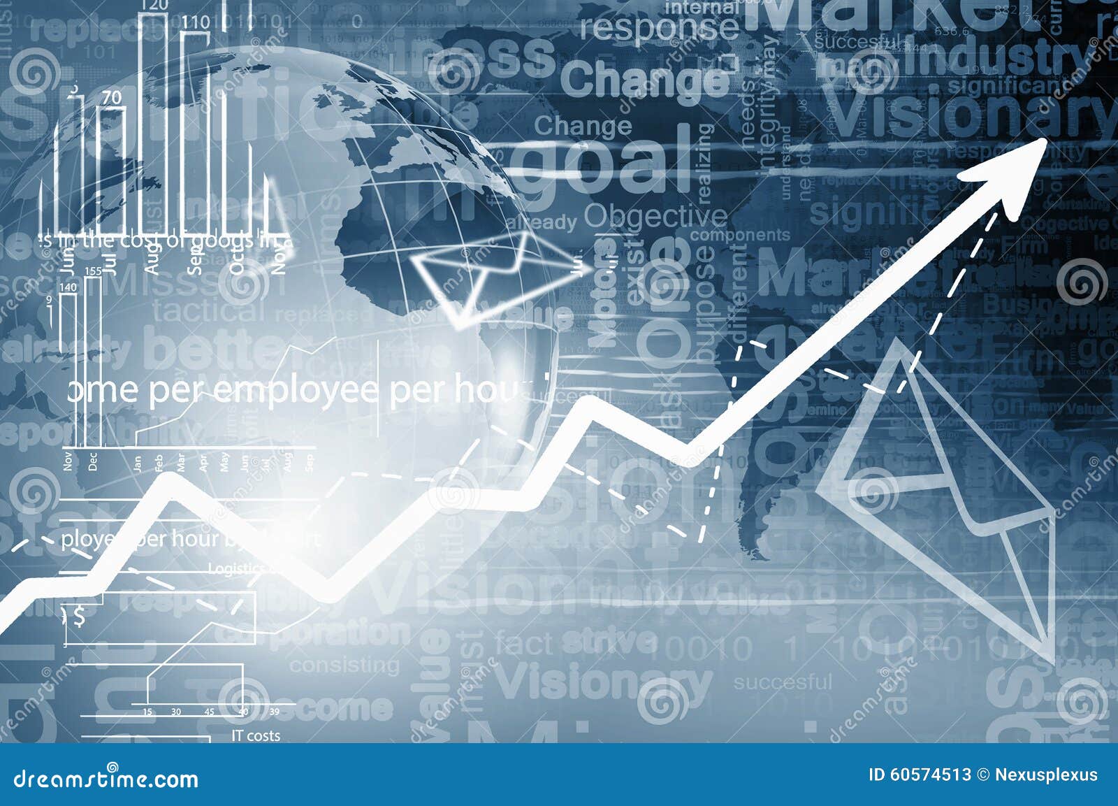 Global interaction stock image. Image of chart, global - 60574513