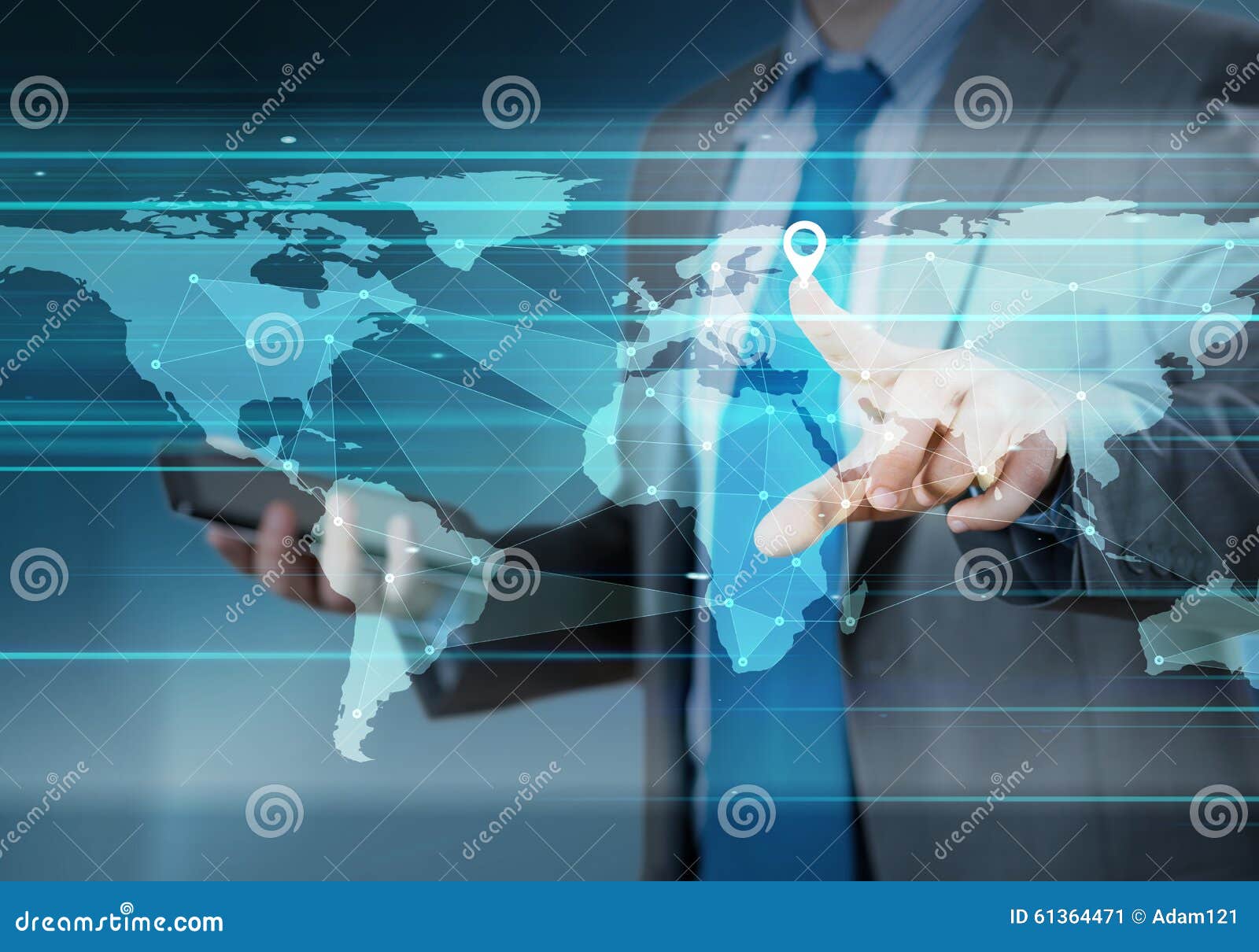 Global interaction stock image. Image of communication - 61364471